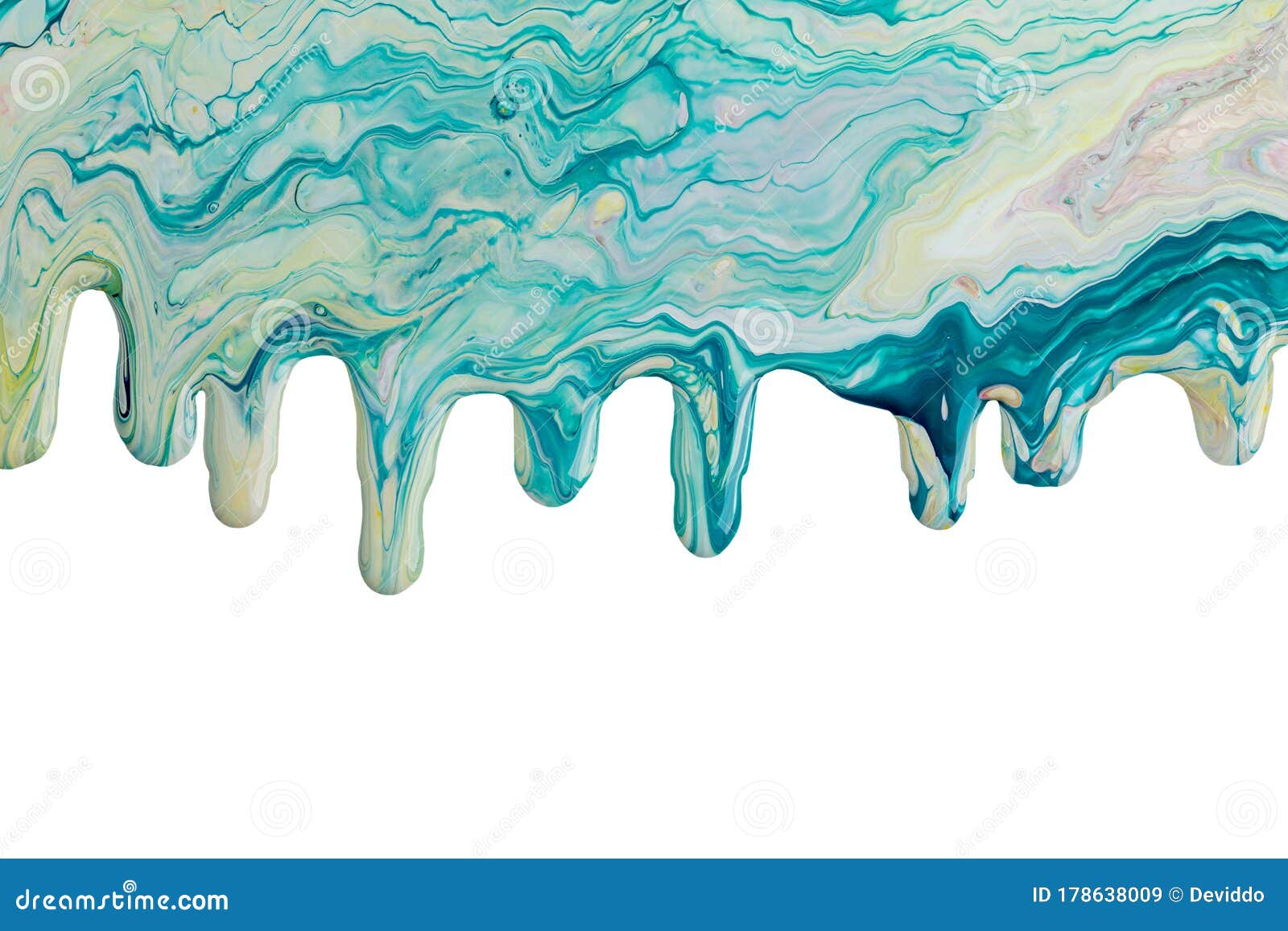 Color dripping paint stock illustration. Illustration of pattern ...