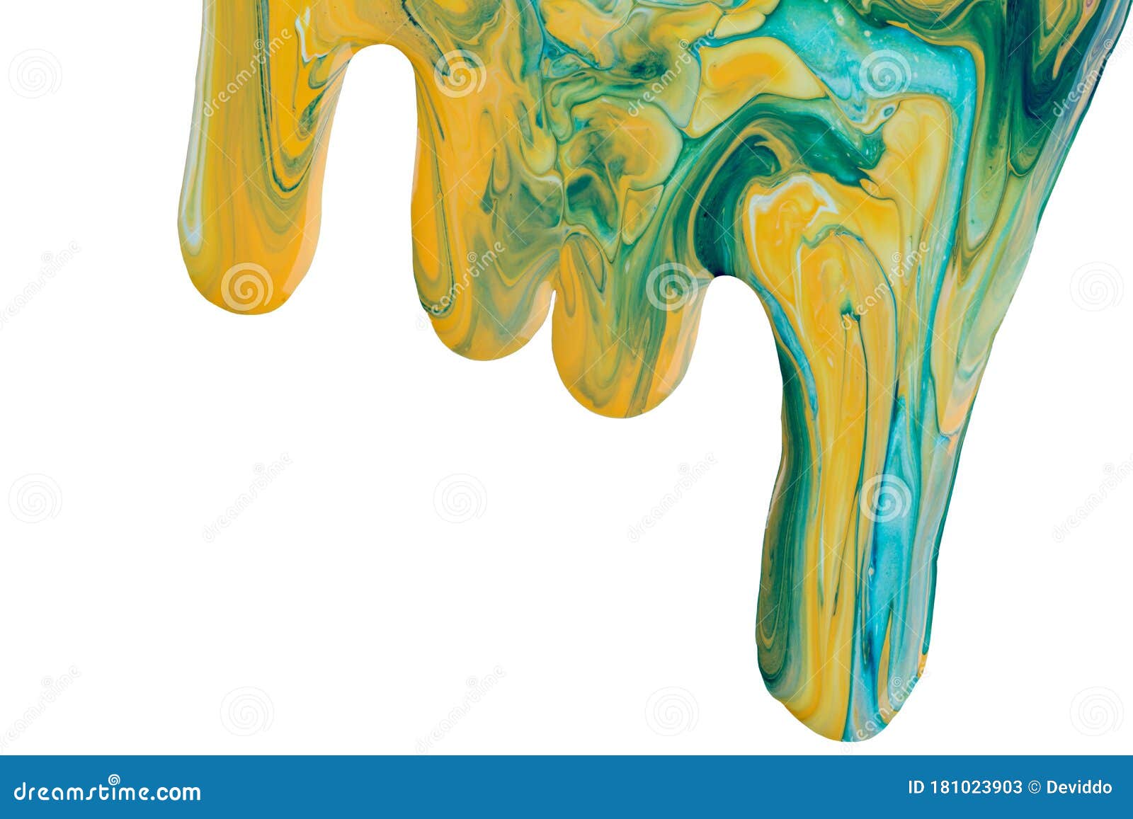 Color dripping paint stock image. Image of marble, curl - 181023903