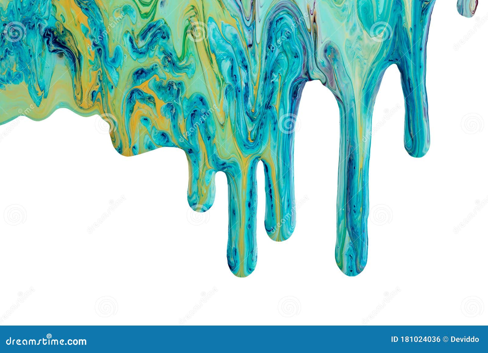 Dripping Paint At An Wall, Texture. Stock Photo | CartoonDealer.com ...