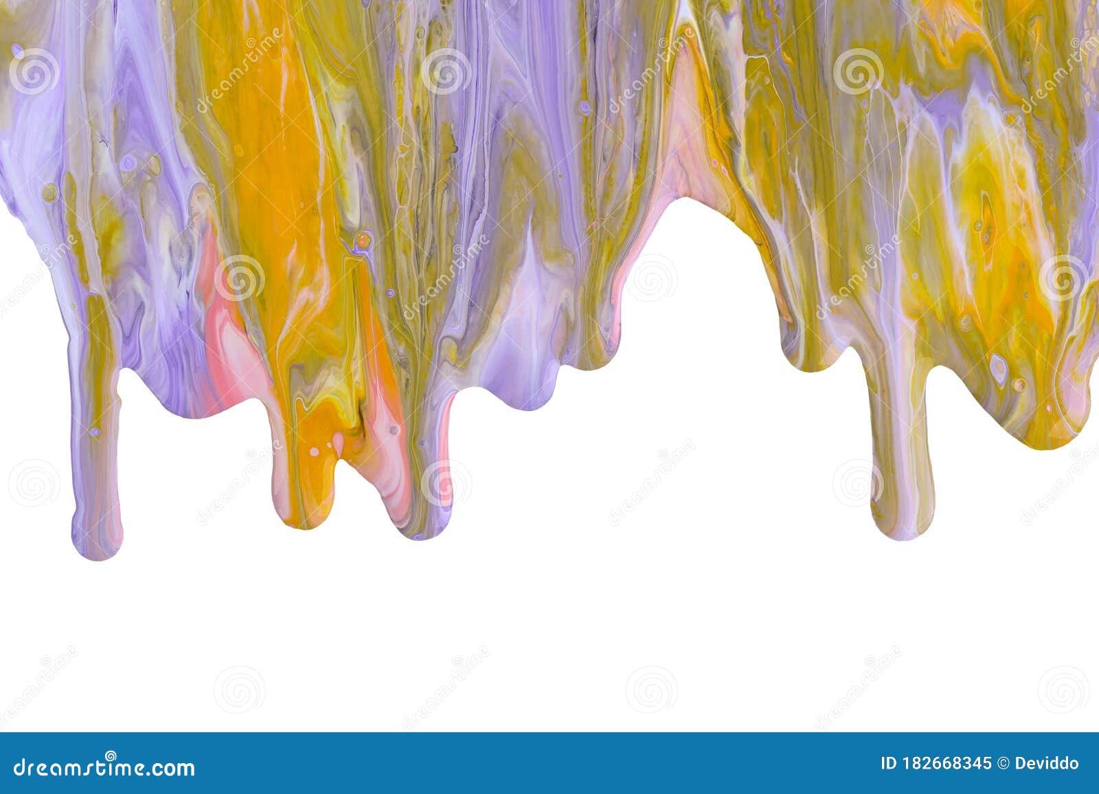 Color dripping paint stock illustration. Illustration of backdrop ...