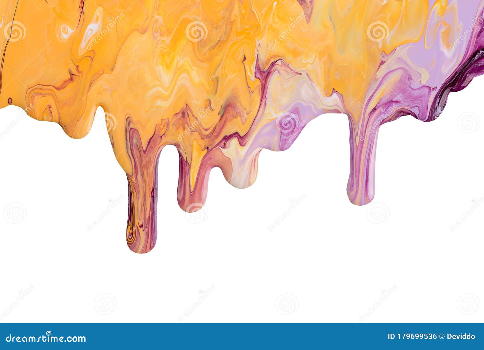 Color dripping paint stock illustration. Illustration of abstract ...