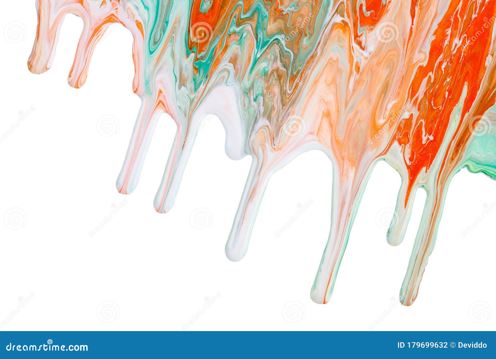 Color dripping paint stock illustration. Illustration of chaos - 179699632