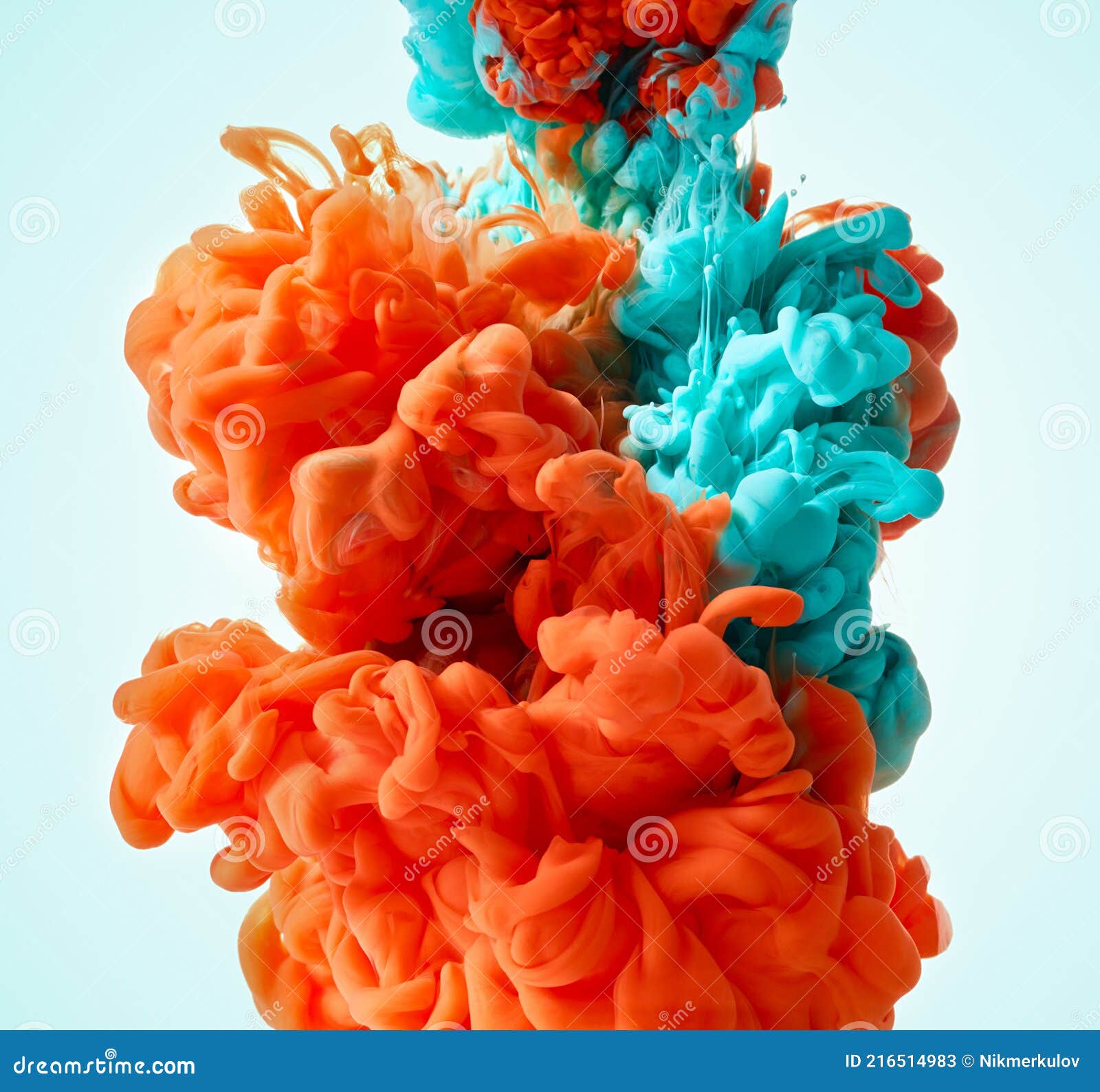 Color Drop in Water. Abstract Background Stock Image - Image of ...