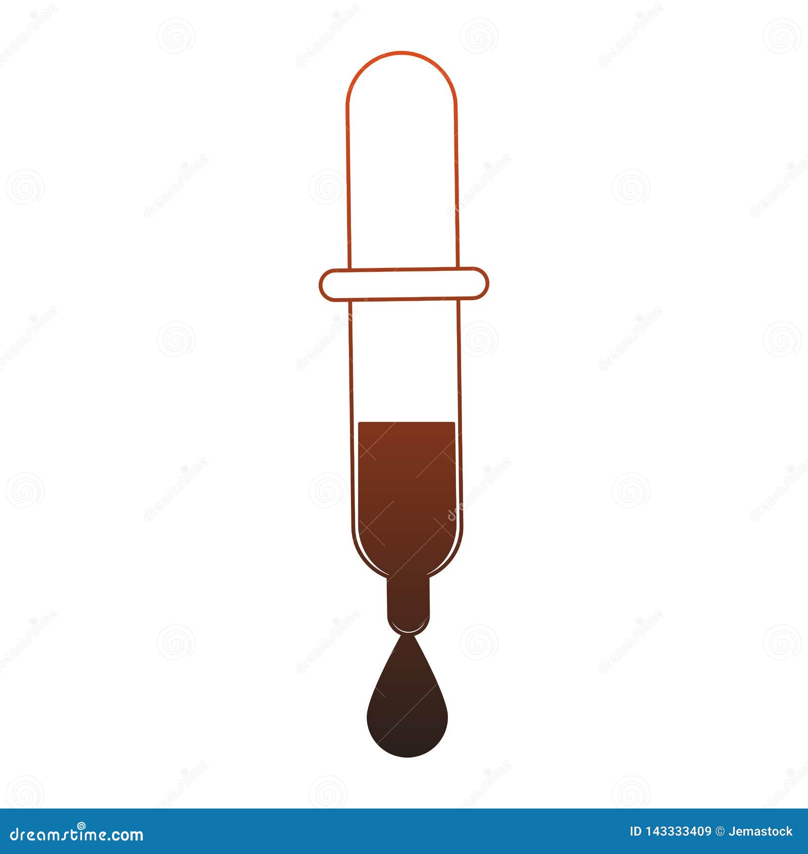 Color Dropper Symbol Red Lines Stock Vector - Illustration of lines ...