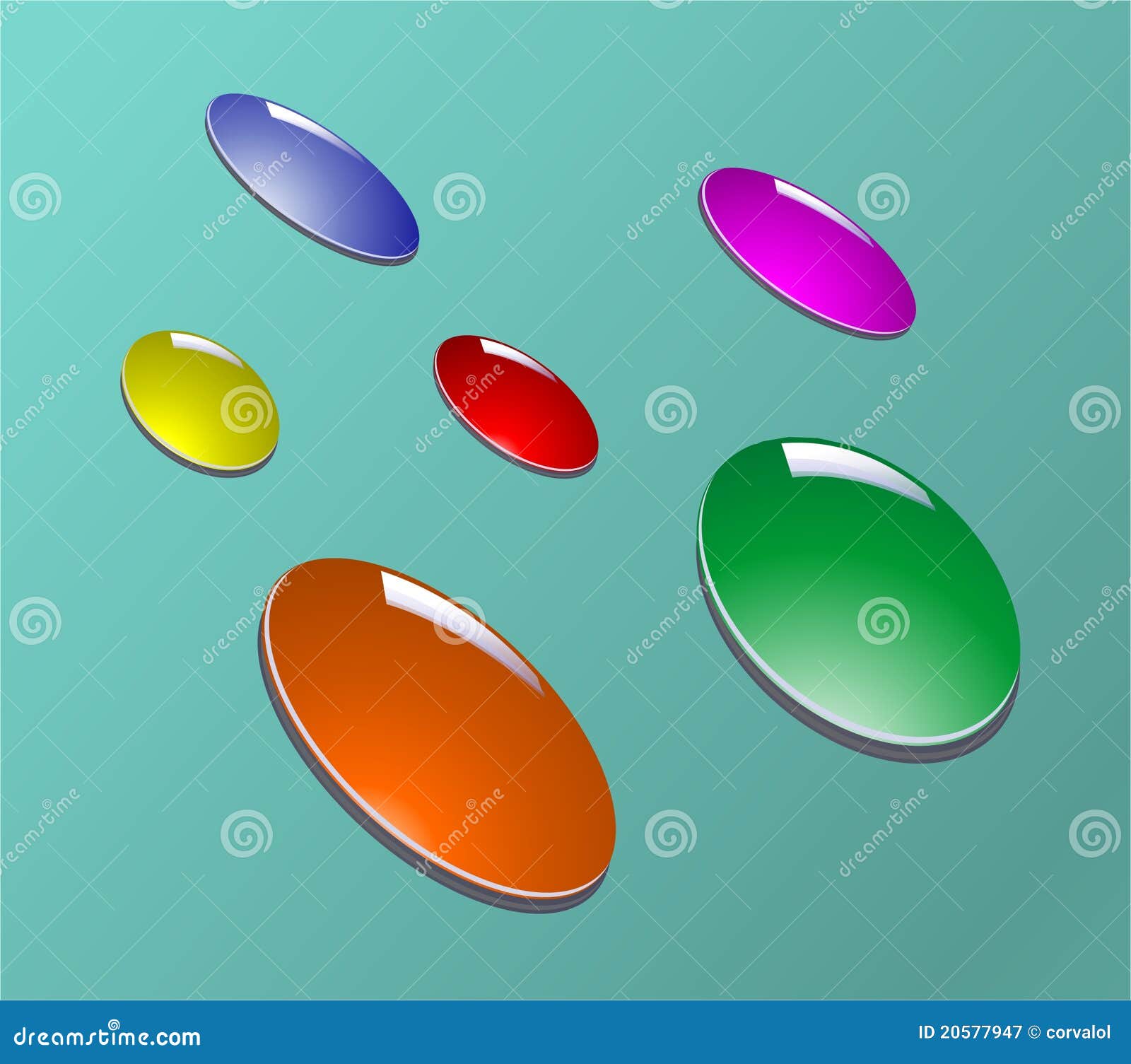 Color drops stock vector. Illustration of cartoon, icon - 20577947