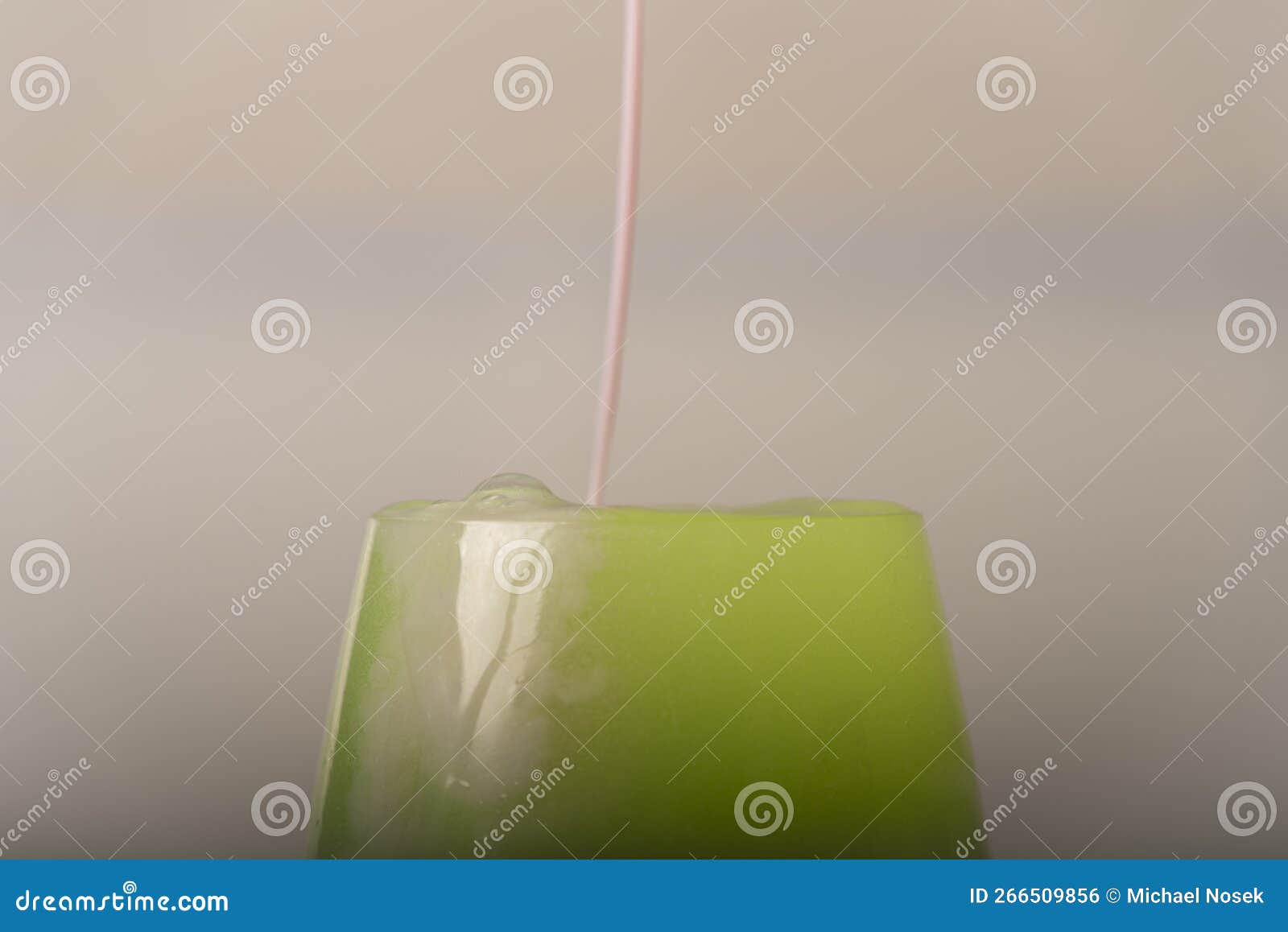 Color Drops Fall To Wine Glass with Color Liquid Stock Photo - Image of ...