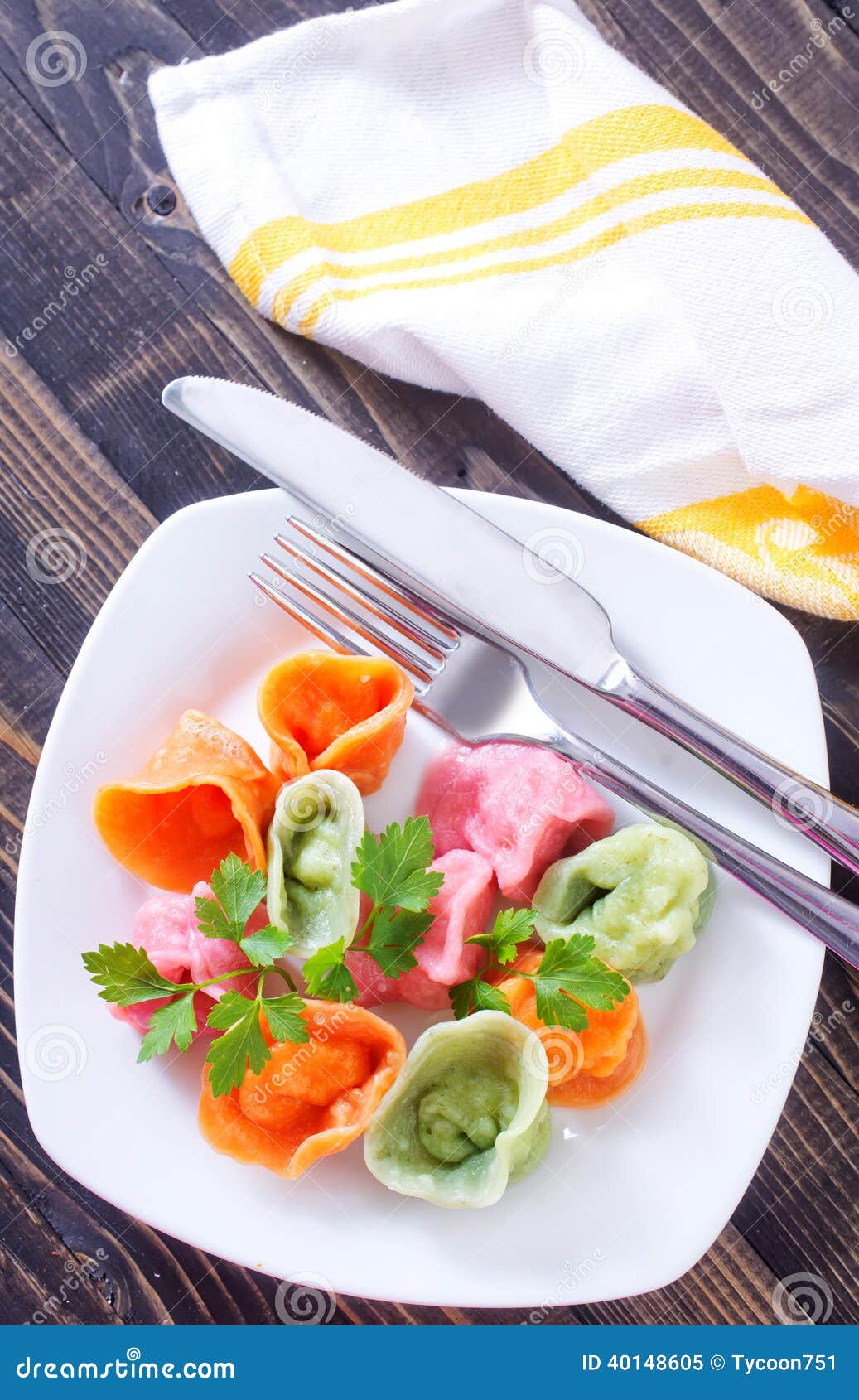 Color dumplings stock image. Image of dumpling, cooked - 40148605