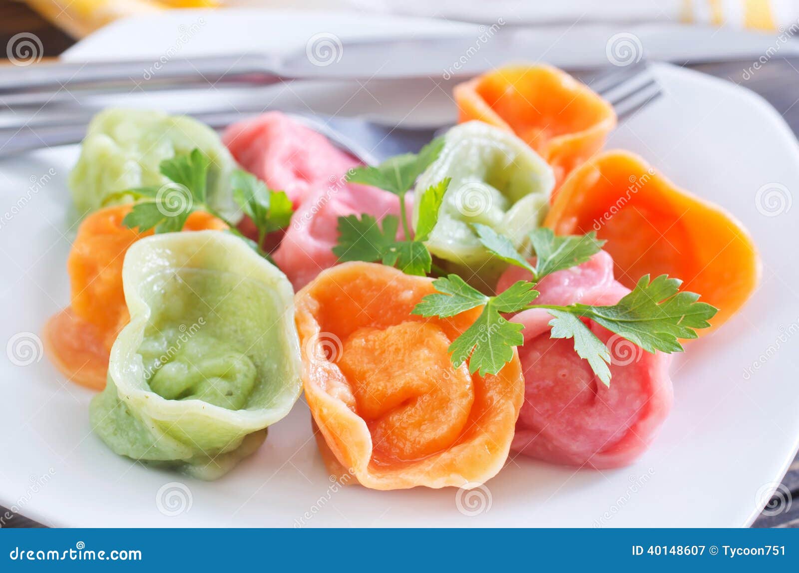 Color dumplings stock image. Image of ethnic, beef, bowl - 40148607