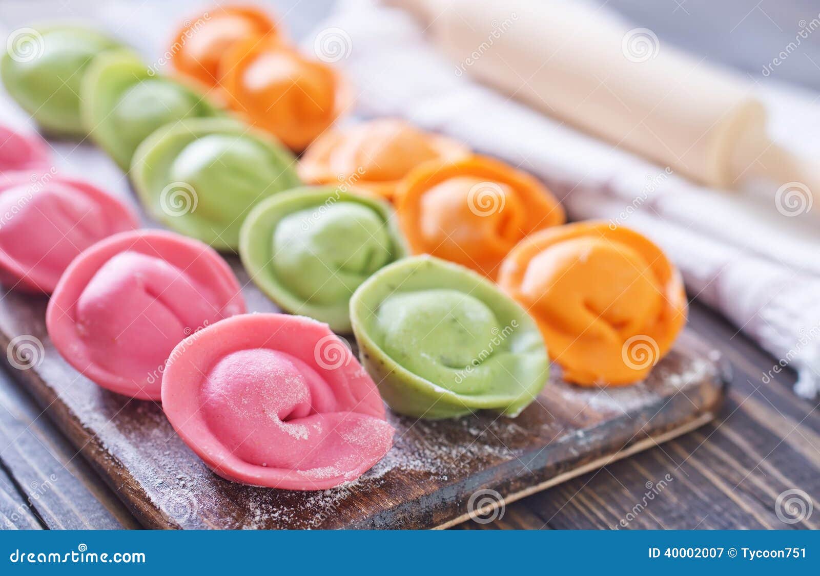 Color dumplings stock image. Image of colourful, gourmet - 40002007