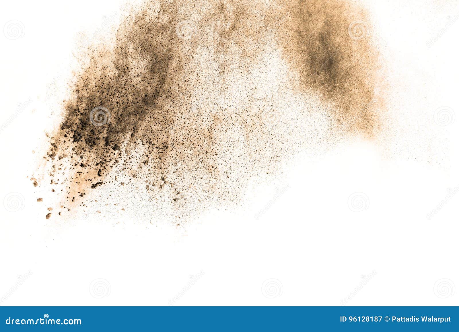 Color dust explosion stock image. Image of brown, explosion - 96128187