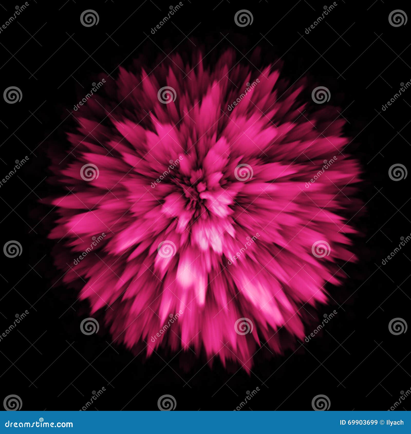 Color Dust Splash Blast Outburst Explosion. Stock Illustration ...