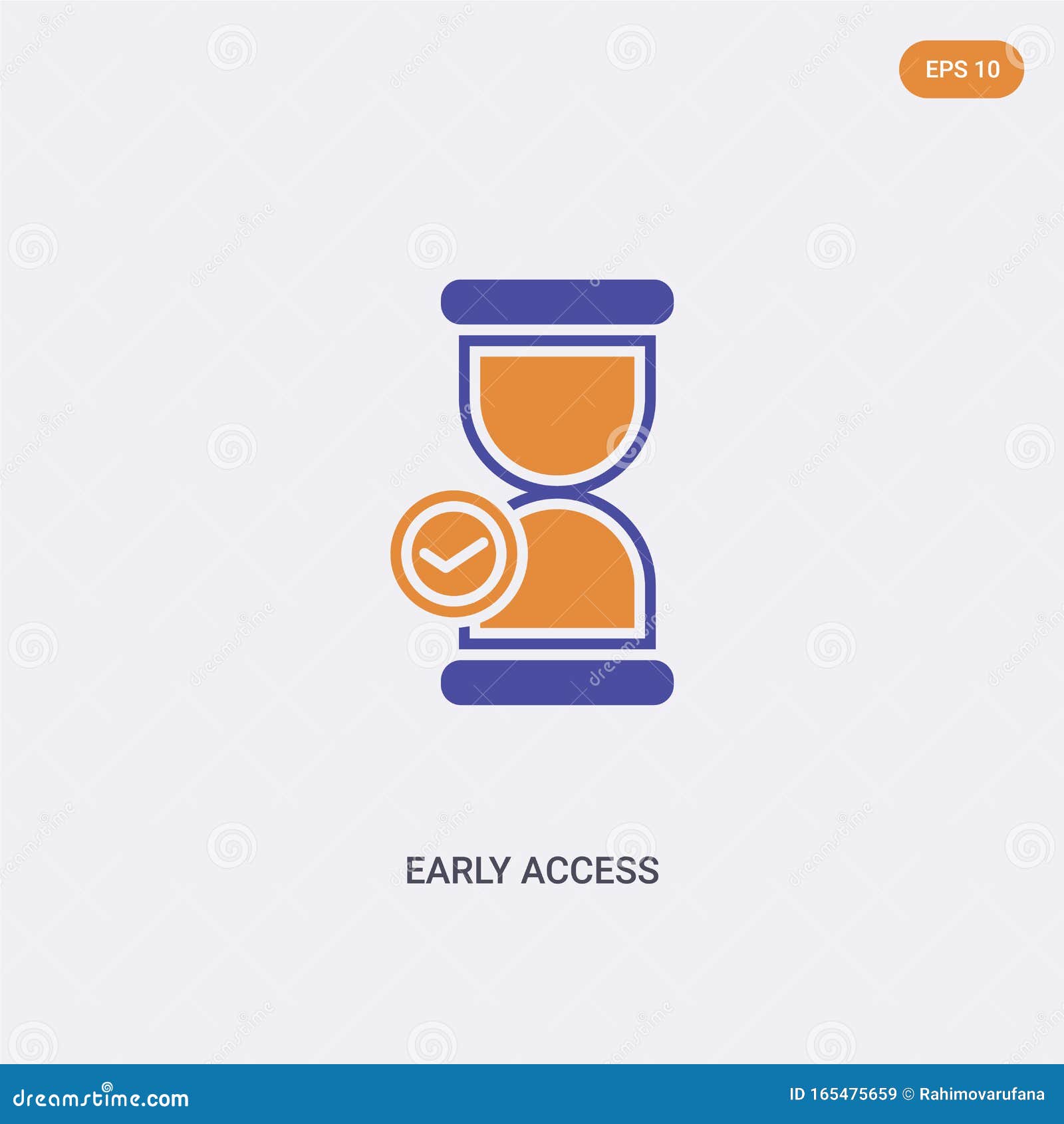 2 Color Early Access Concept Vector Icon. Isolated Two Color Early ... 2 Color Early Access Concept Vector Icon. Isolated Two Color Early ...
