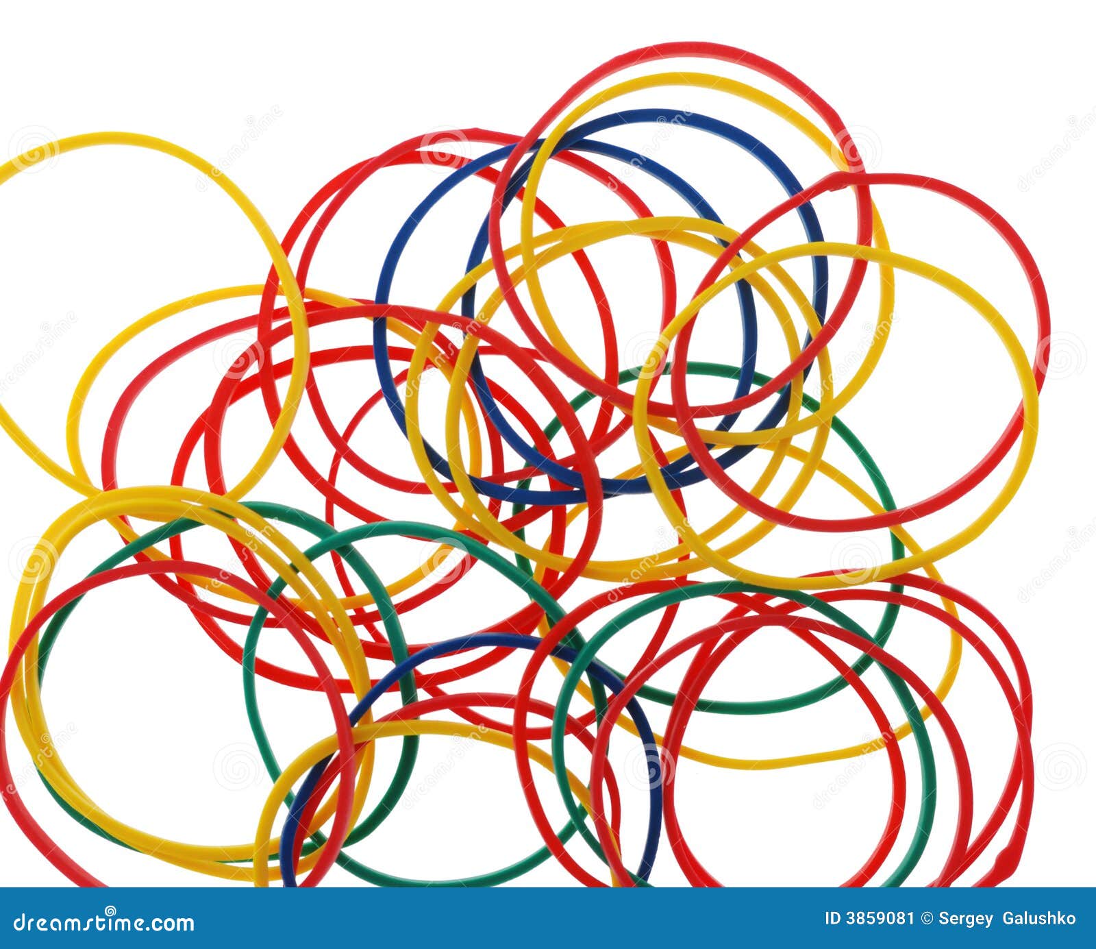 Color elastic bands stock image. Image of heap, number - 3859081