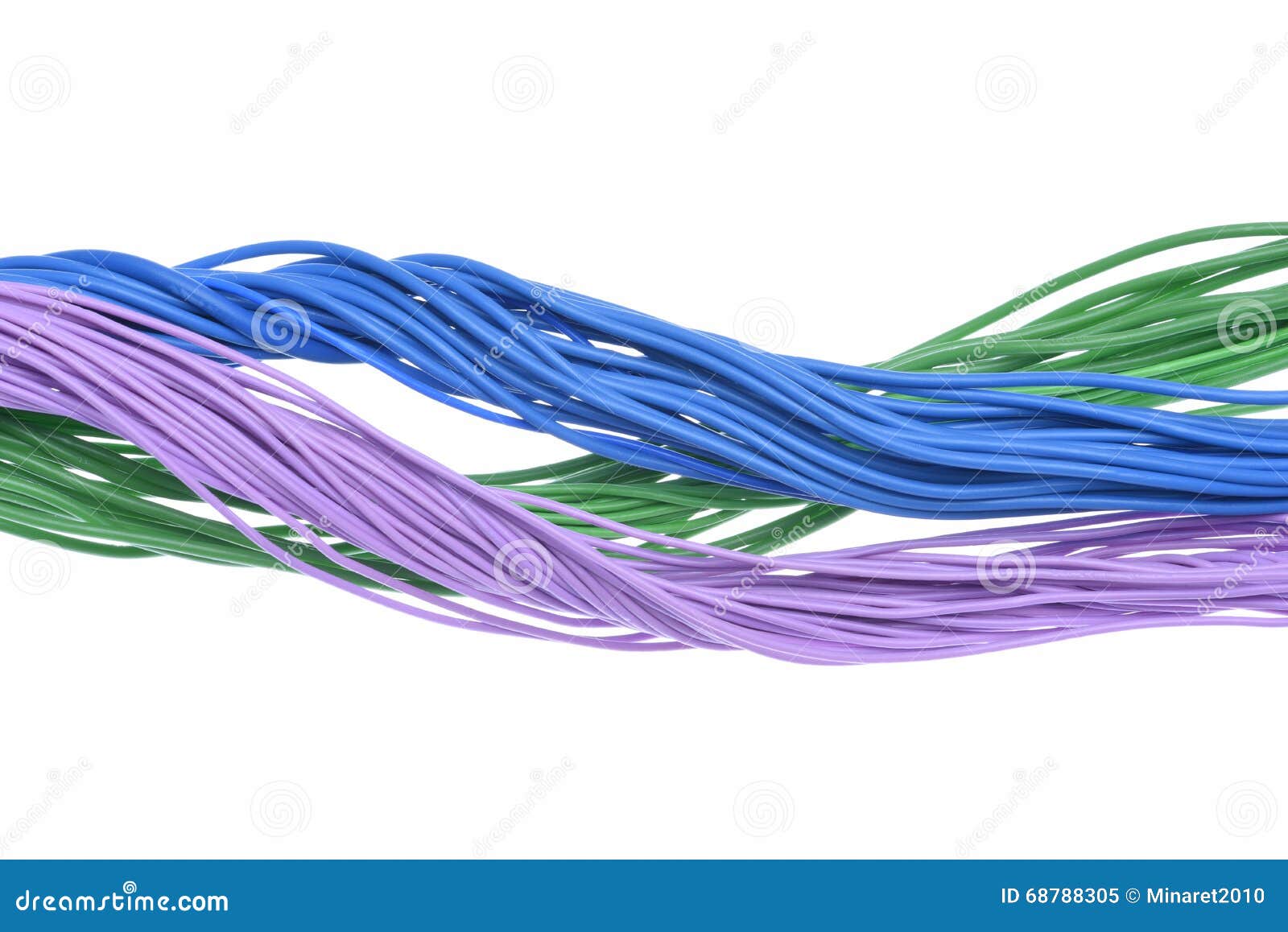 Color electrical wires stock image. Image of colorful - 68788305