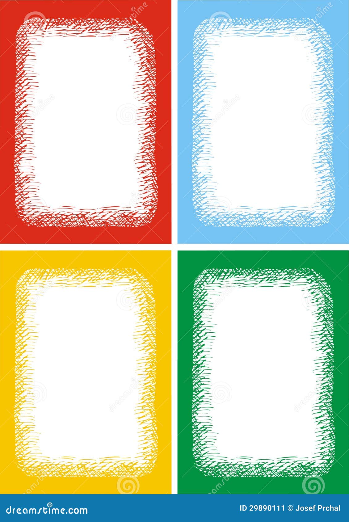 Empty frames collection stock vector. Illustration of frame - 29890111