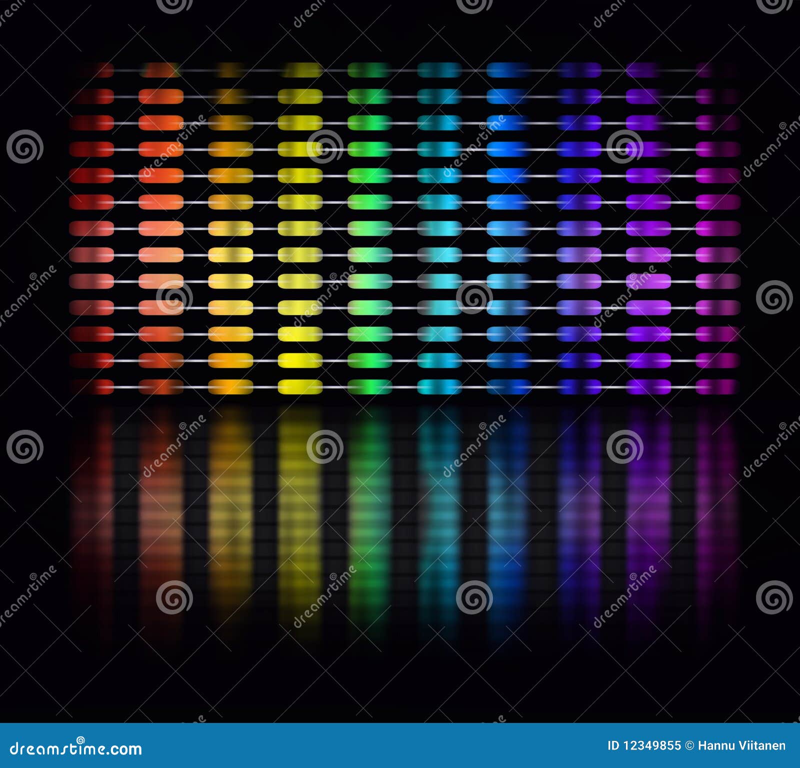Color equalizer stock illustration. Illustration of blue - 12349855