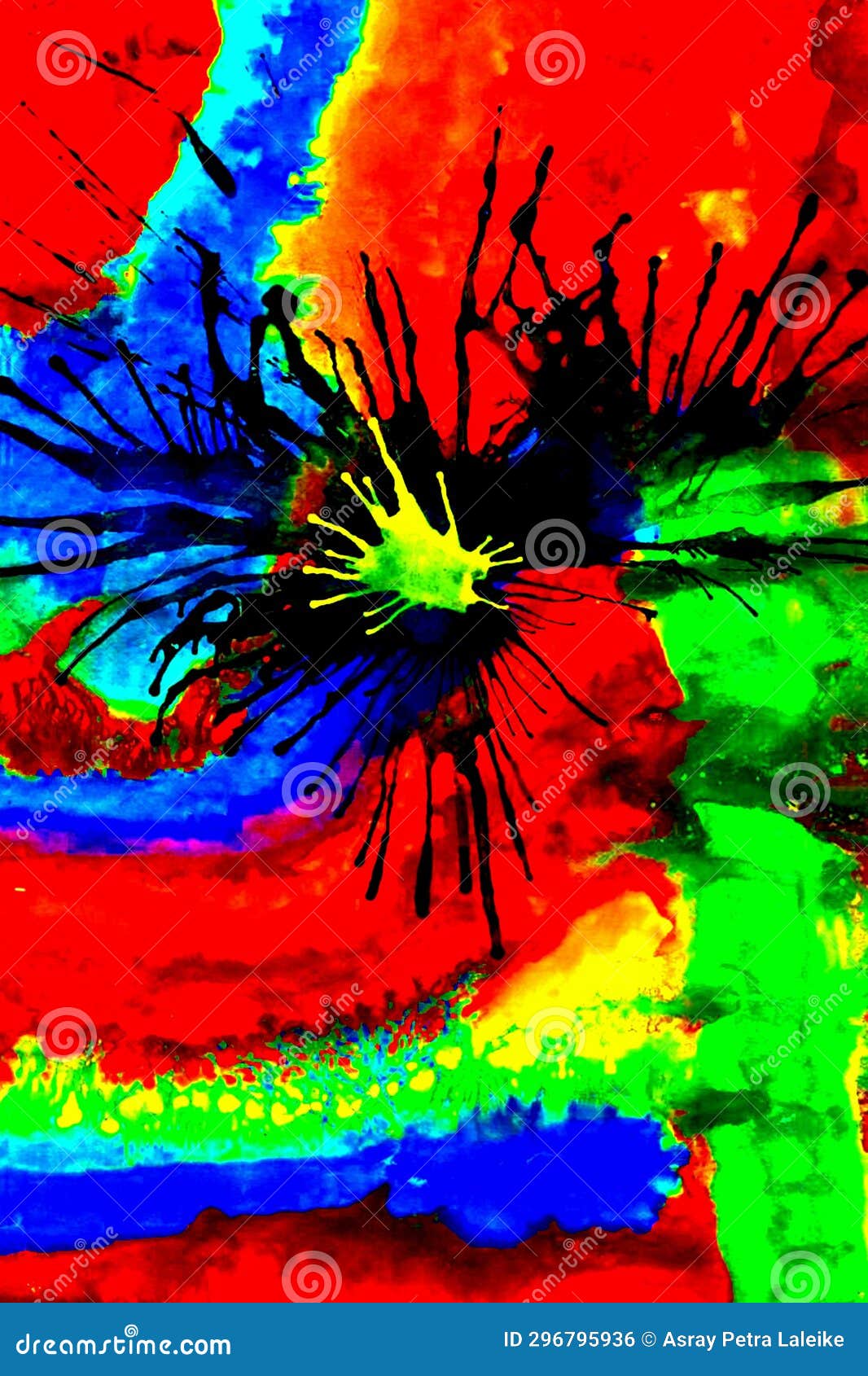 Color Experiment with Gradients in Several Watercolors Stock ...