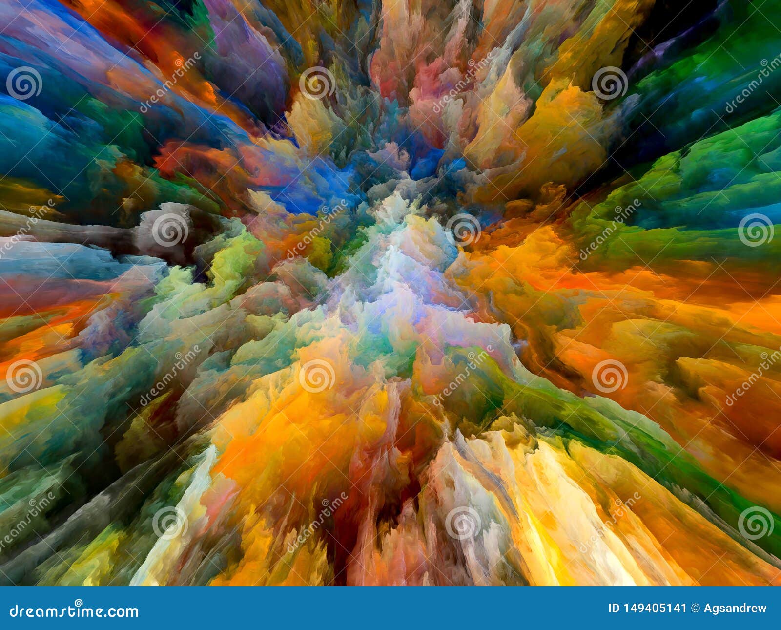 Color Explosion stock illustration. Illustration of colored - 149405141