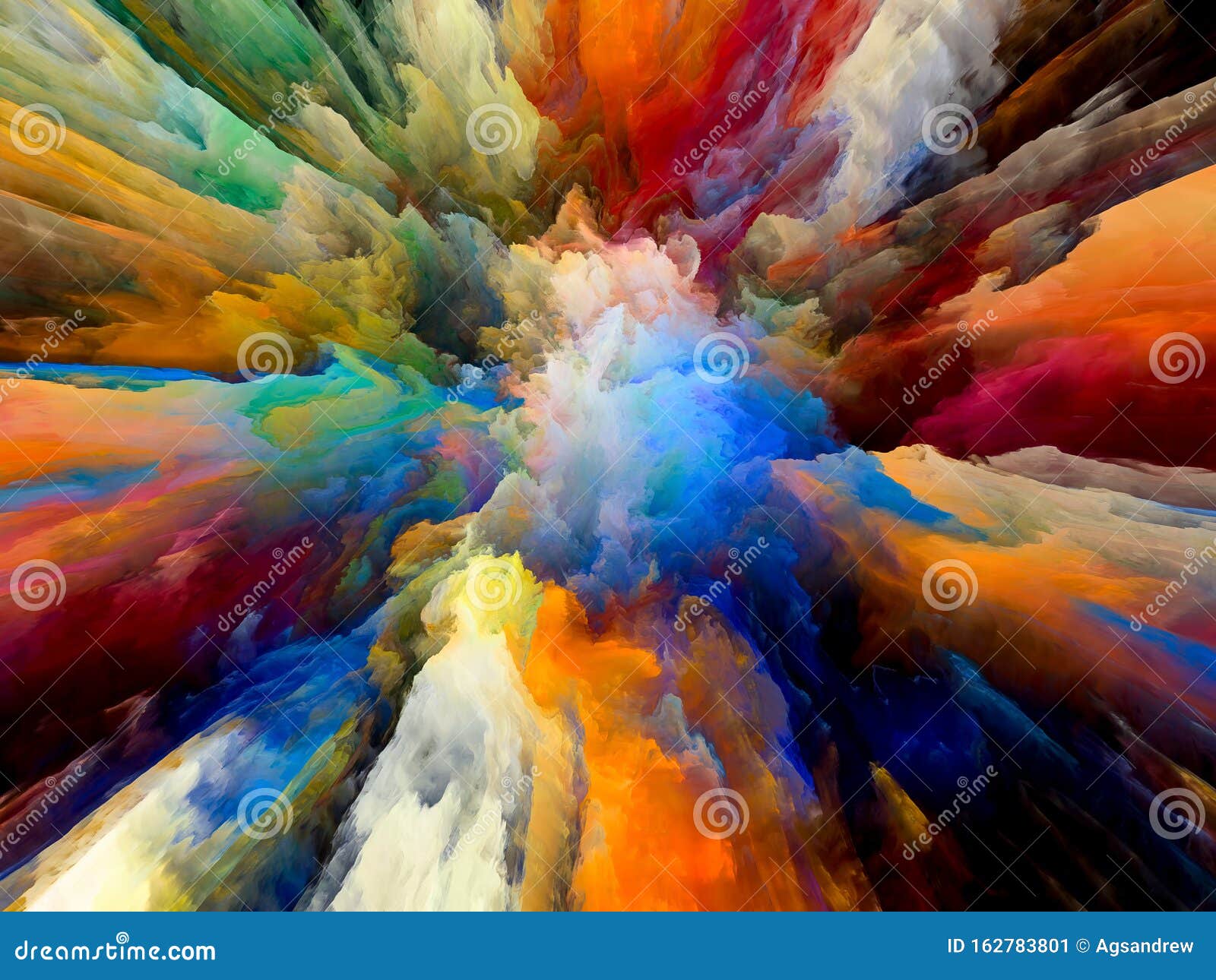 Color Explosion stock illustration. Illustration of imagination - 162783801