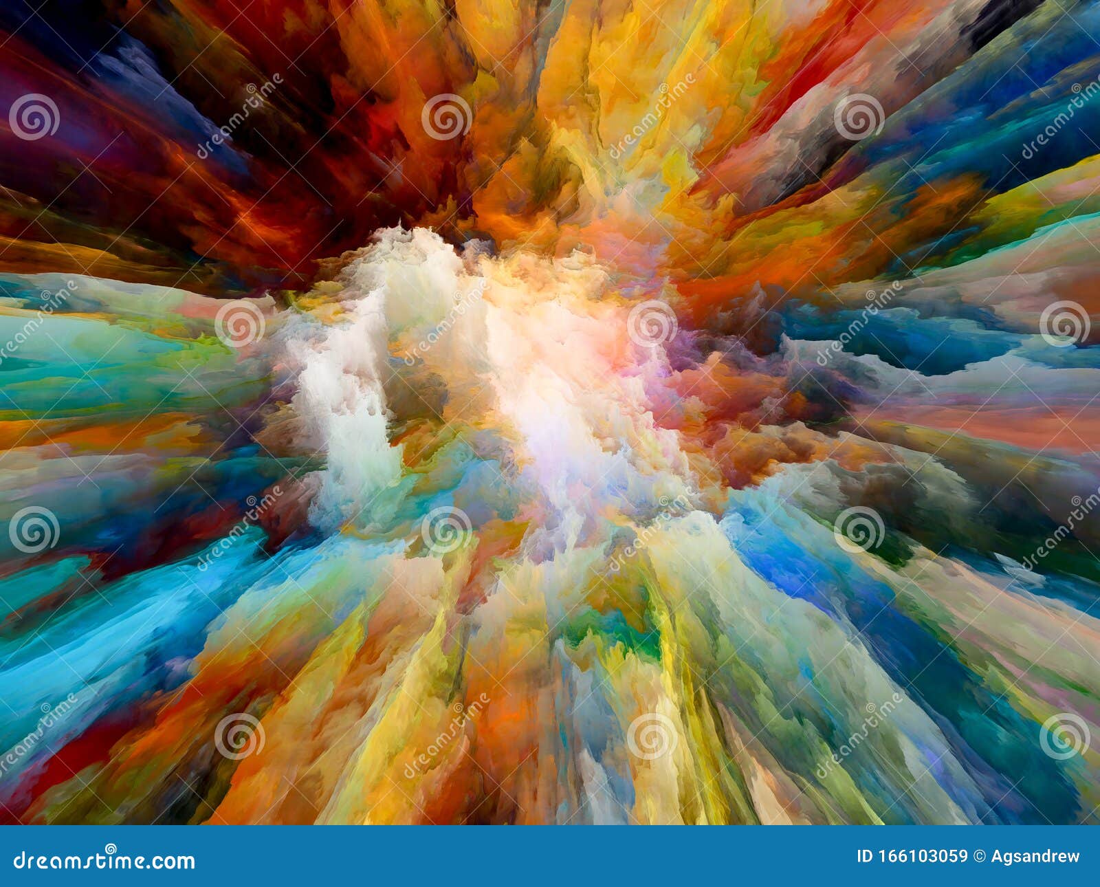 Color Explosion stock illustration. Illustration of burs - 166103059