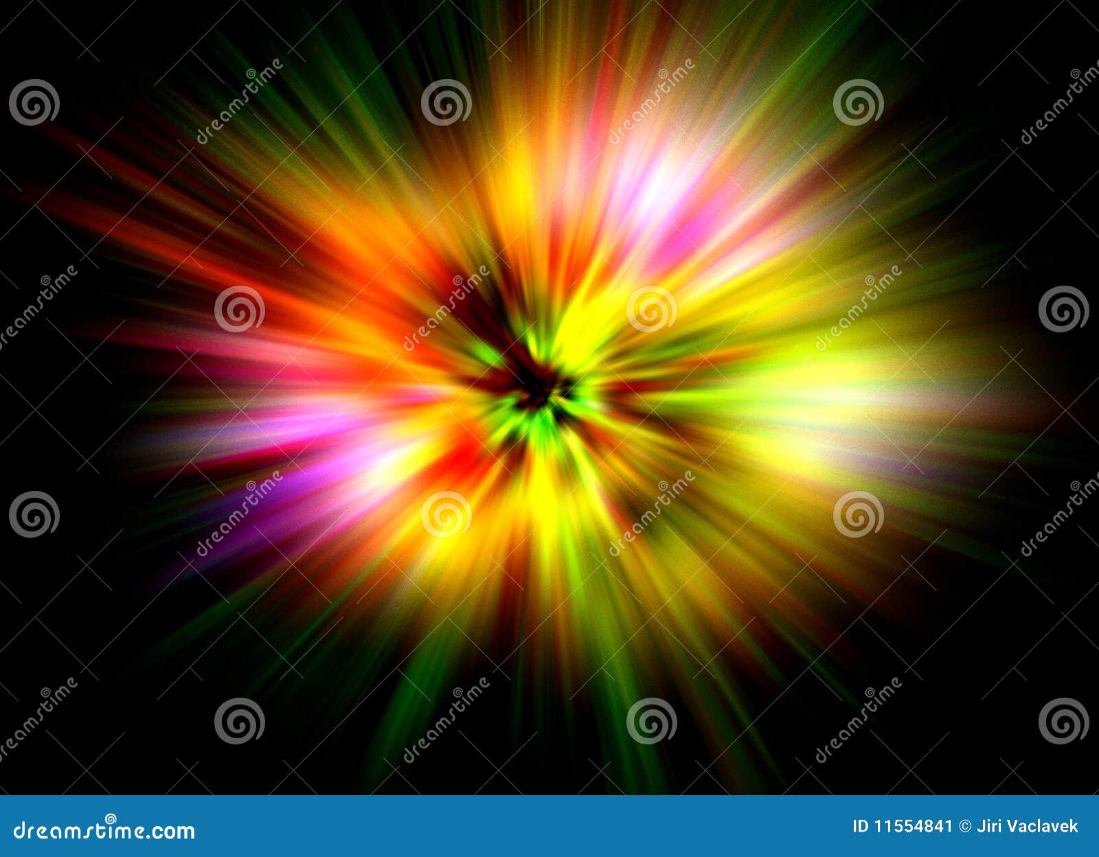 Explosion Of Color And Glowing Neon Polygons Royalty-Free Stock Photo ...