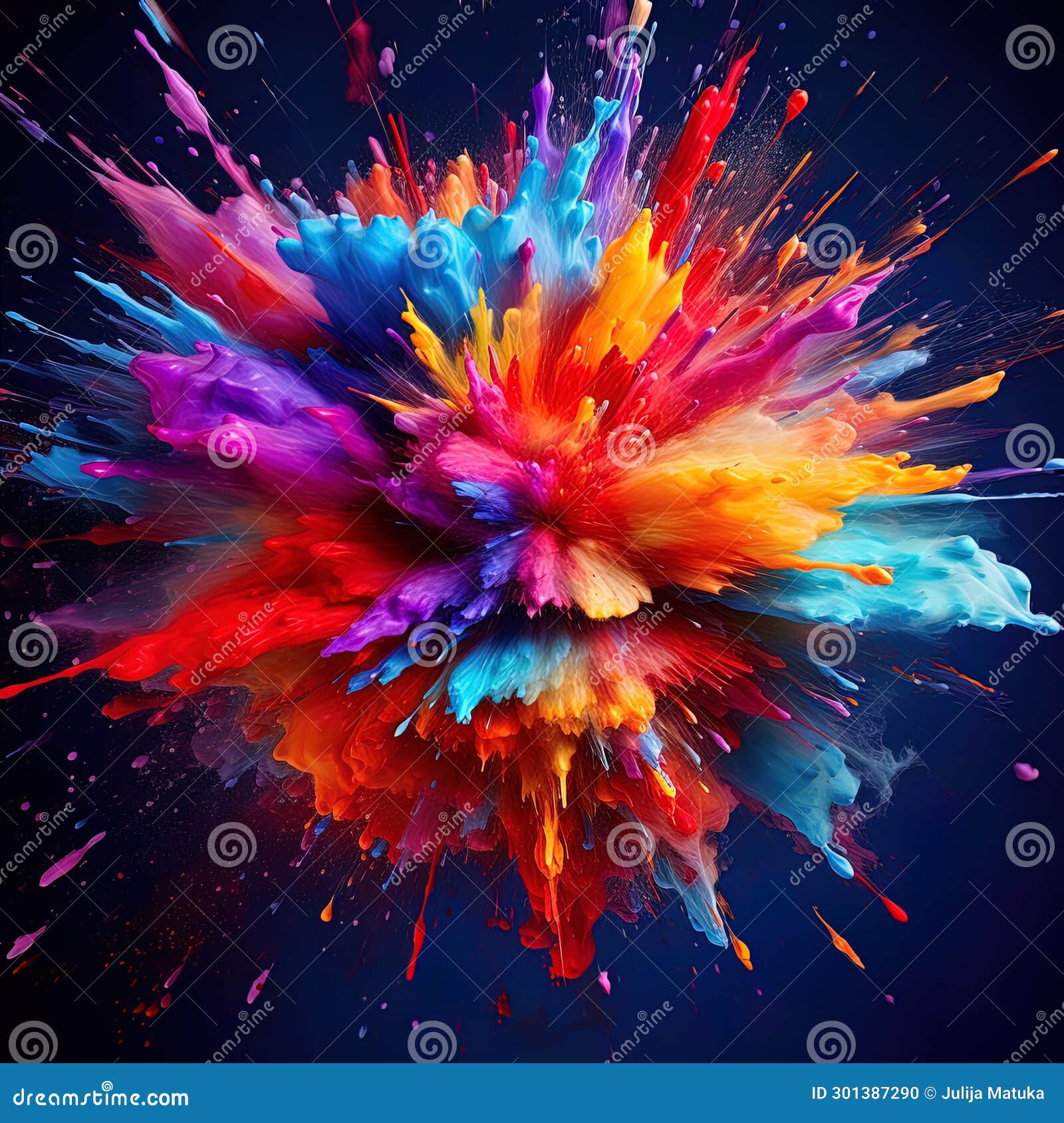 Color Explosion: Bright and Saturated Colors that Create the Impression ...