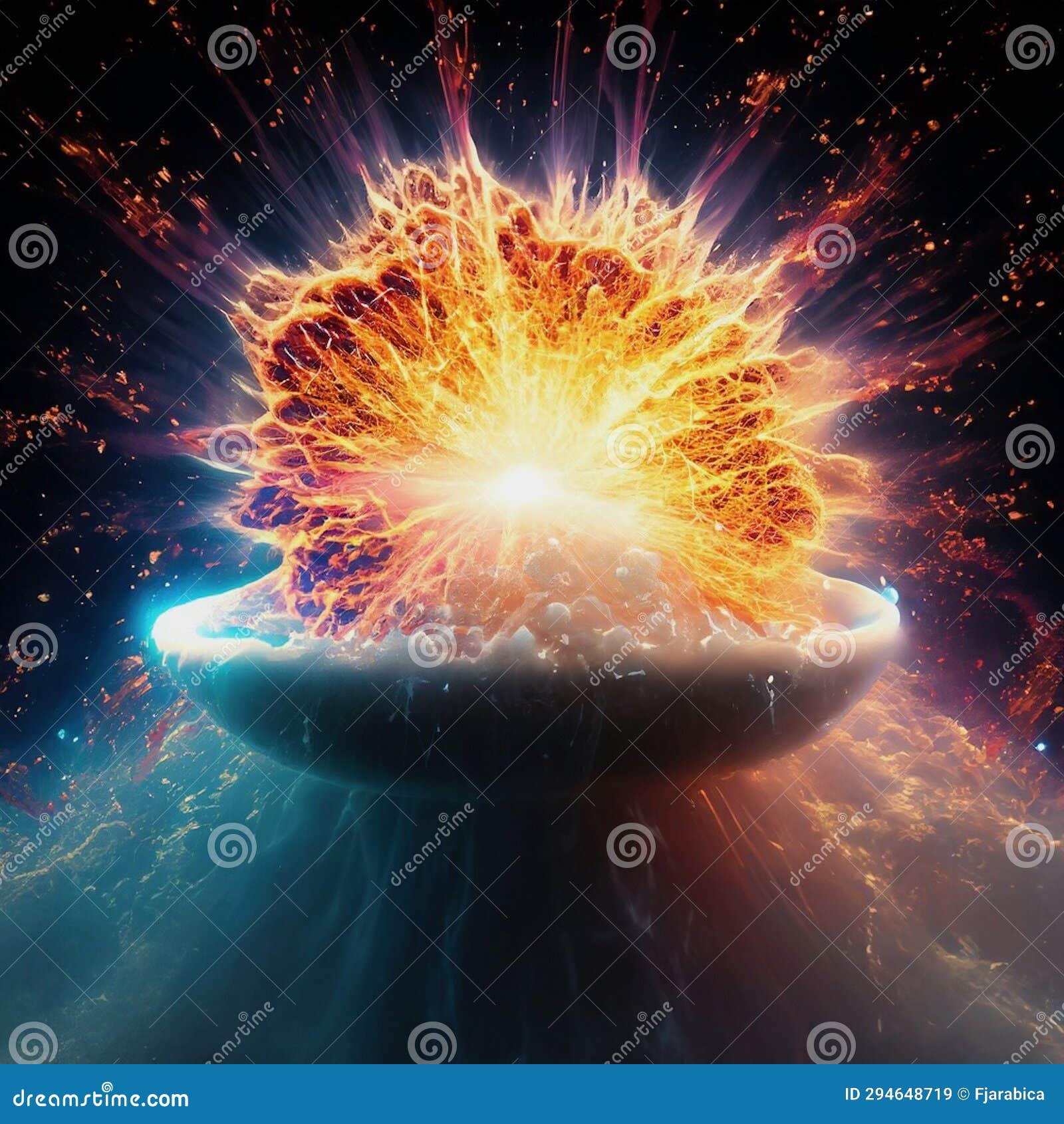 Color explosion stock illustration. Illustration of background - 294648719