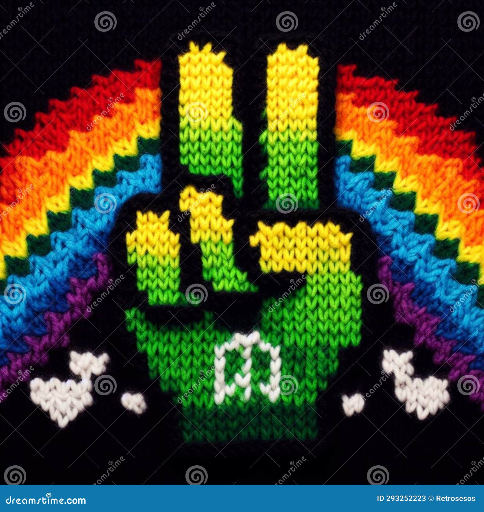 A Color Explosion of Paint Render a Steampunk Geared Poly Peace Symbol ...