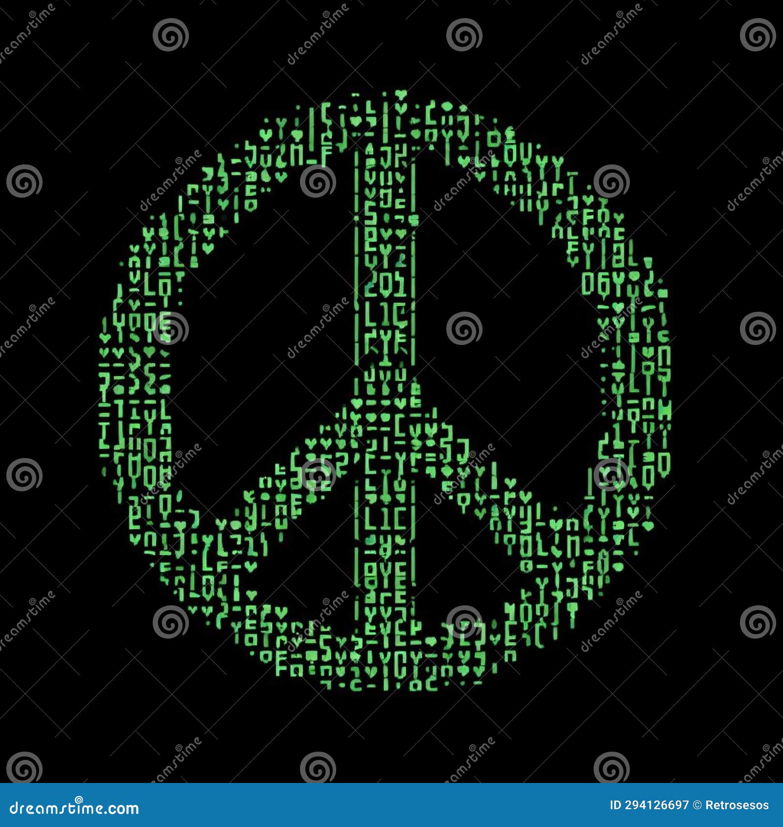 A Color Explosion of Paint Render a Steampunk Geared Poly Peace Symbol ...