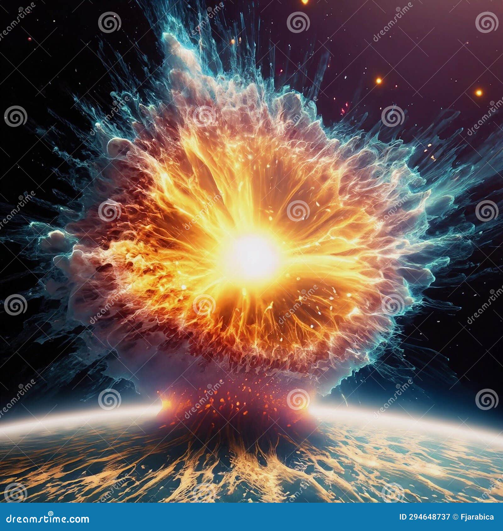 Color explosion stock illustration. Illustration of font - 294648737