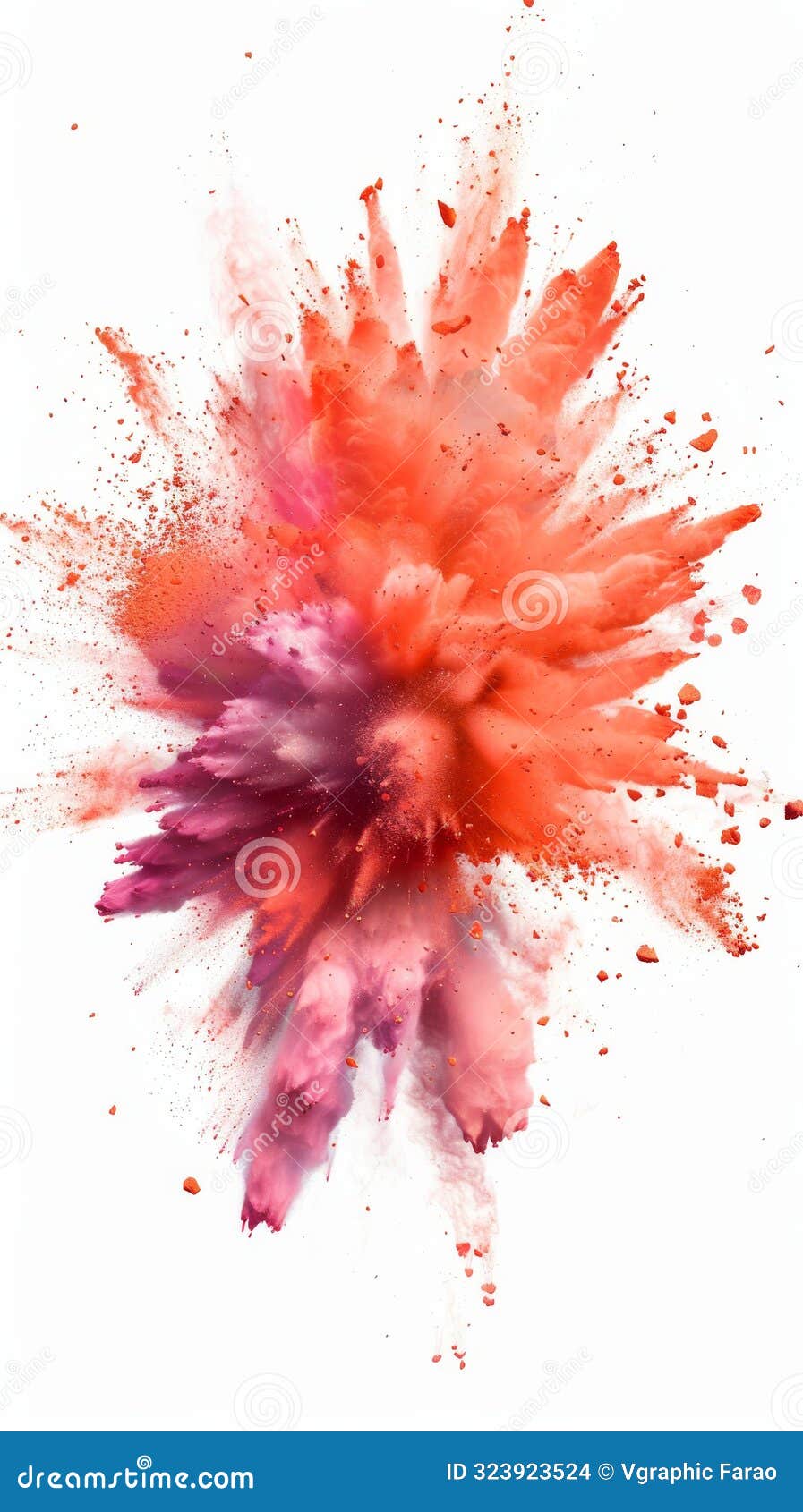 Color Explosion on White Background Stock Photo - Image of hues, colors ...