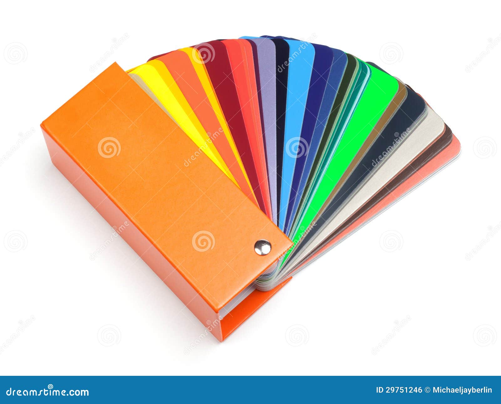 Color fan or swatch stock photo. Image of colorscale - 29751246