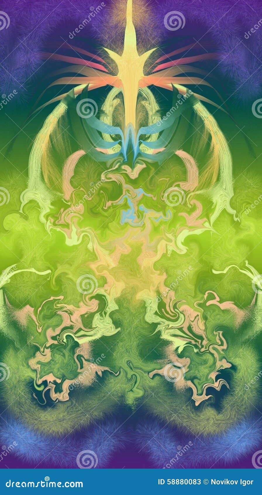 Color fantasy stock illustration. Illustration of fantasy - 58880083