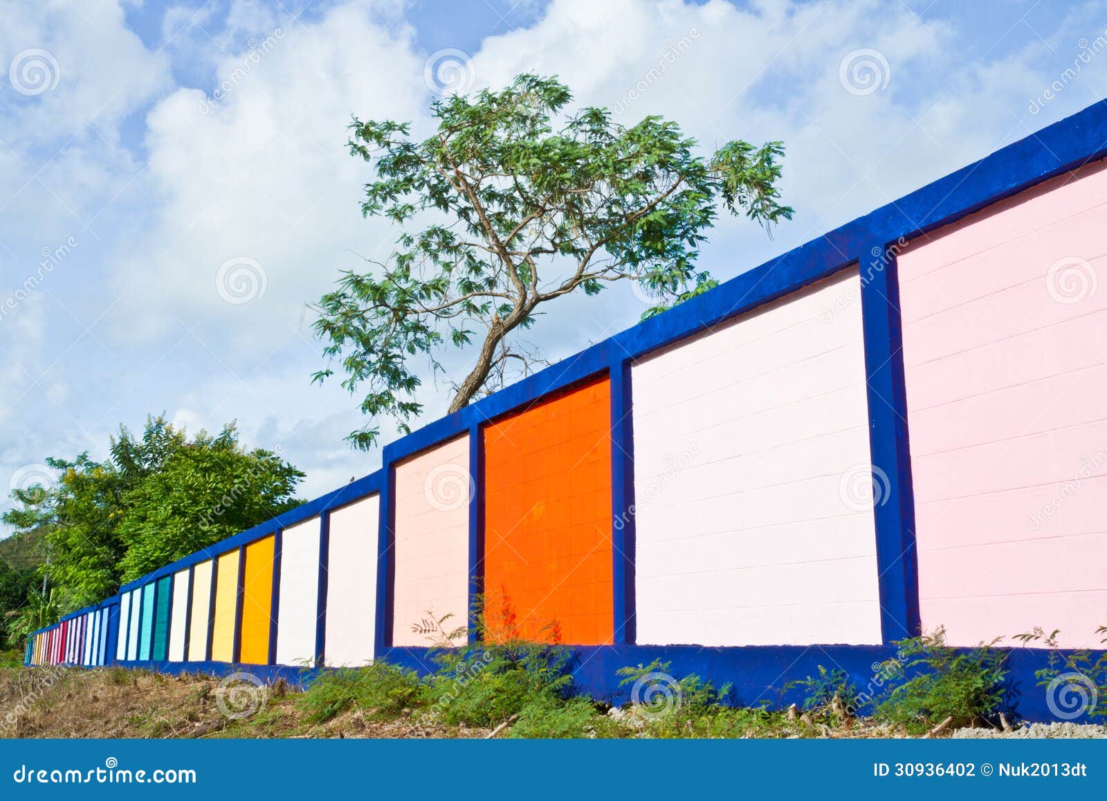 Color of fence stock photo. Image of board, wall, blue - 30936402