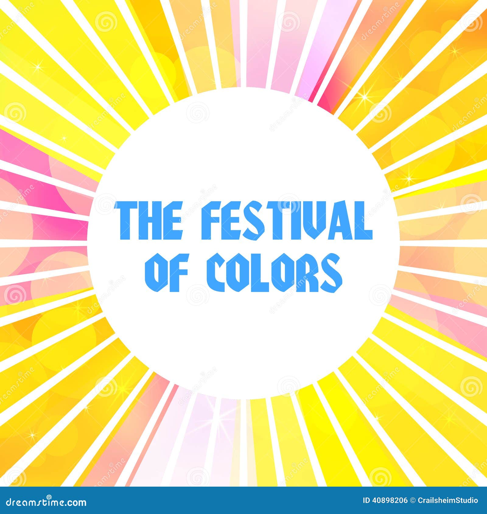 Color Festival stock illustration. Illustration of creative - 40898206