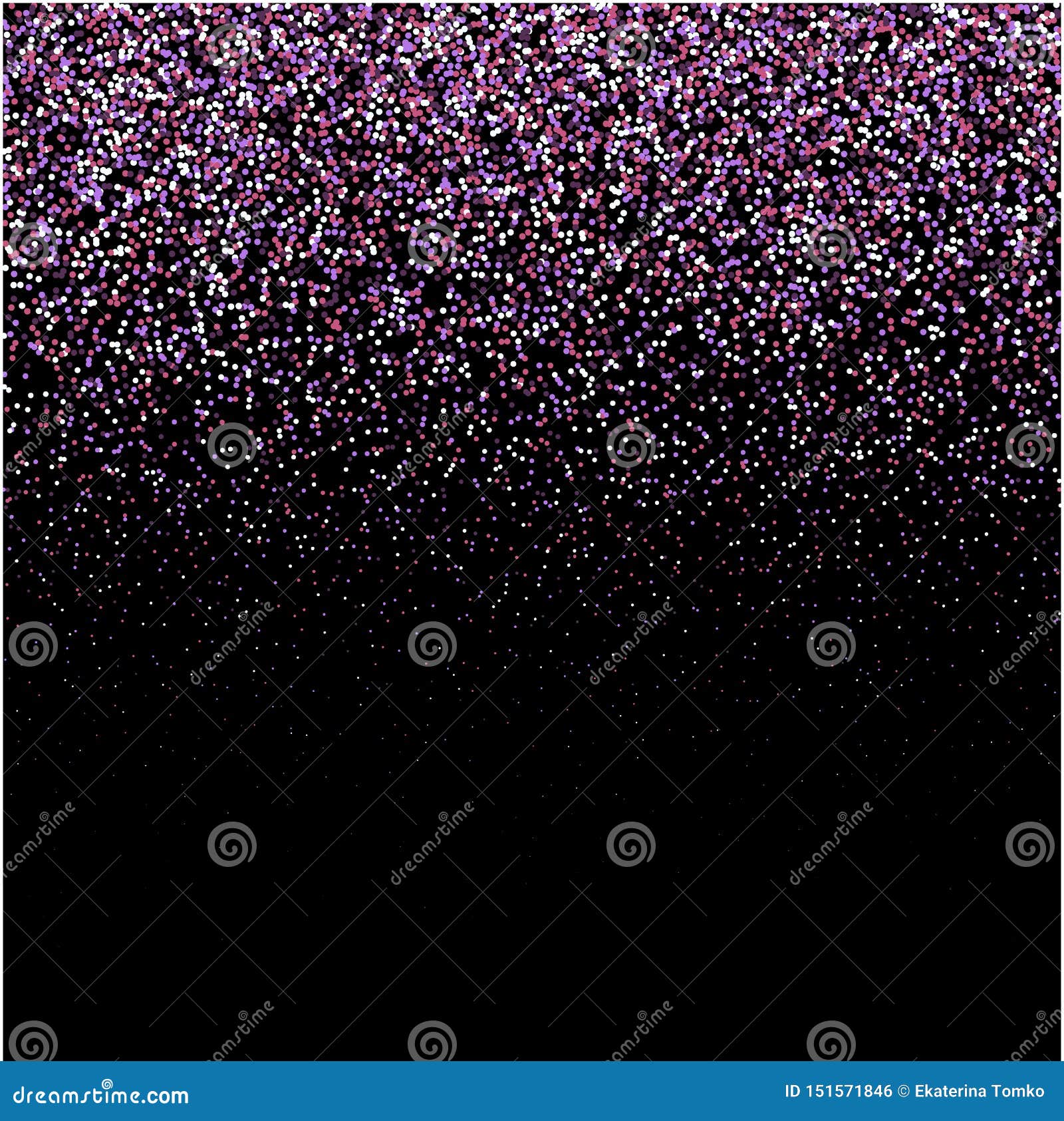 Color Festive Candy. Falling Sparkles Stock Vector - Illustration of ...