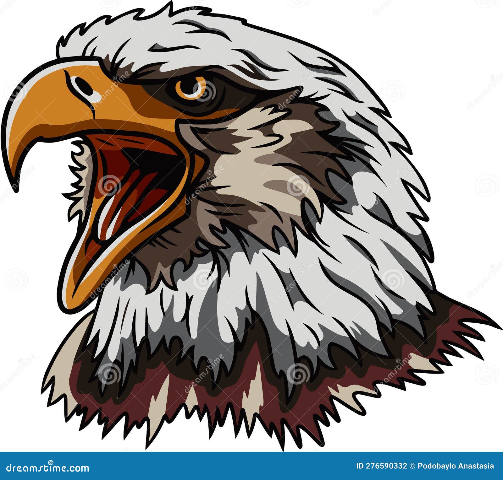 Eagle Clipart Vector stock vector. Illustration of resolution - 276590332