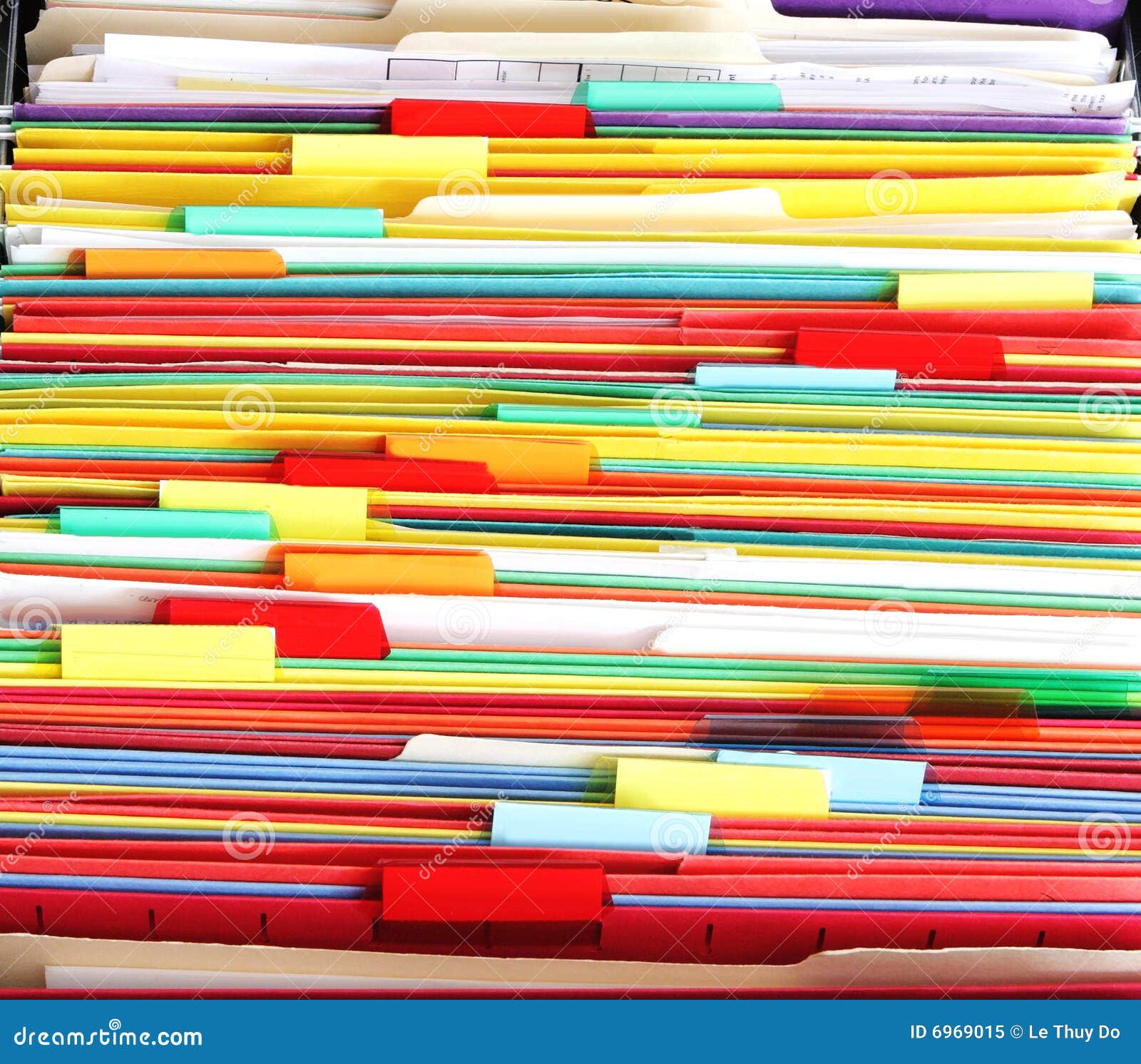 Color files stock image. Image of data, business, organized - 6969015