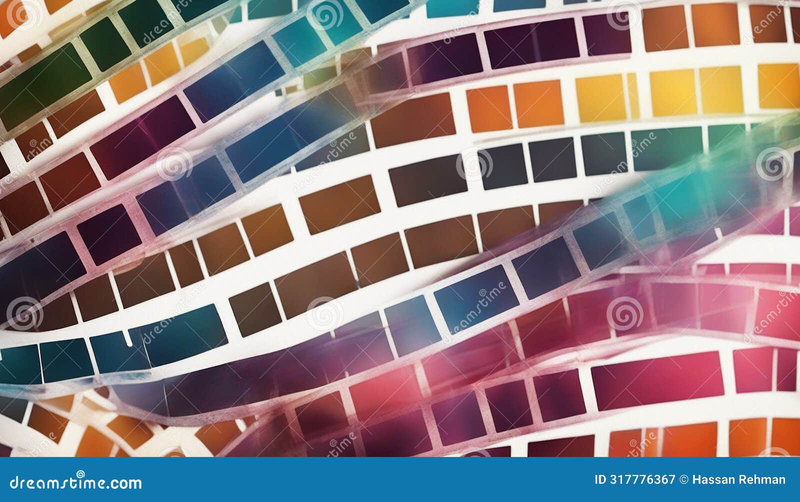 Color Film Strip for Banner Background Stock Illustration ...