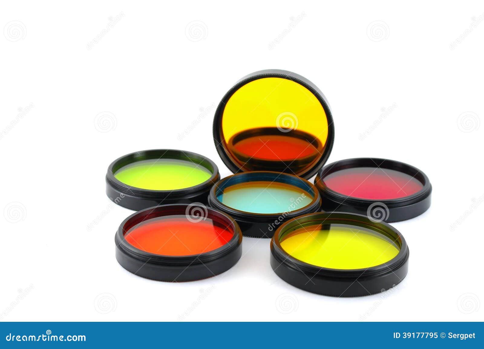 Color filters for lenses stock image. Image of accessory - 39177795