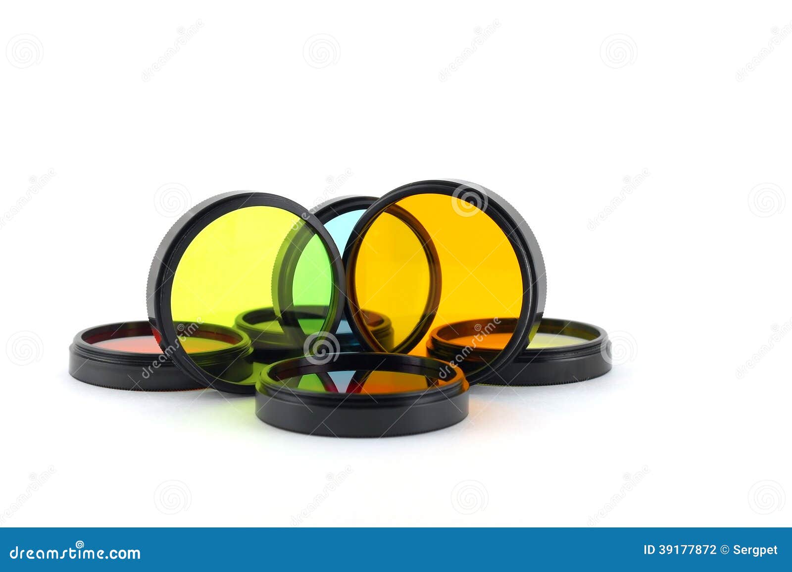 Color filters for lenses stock photo. Image of green - 39177872