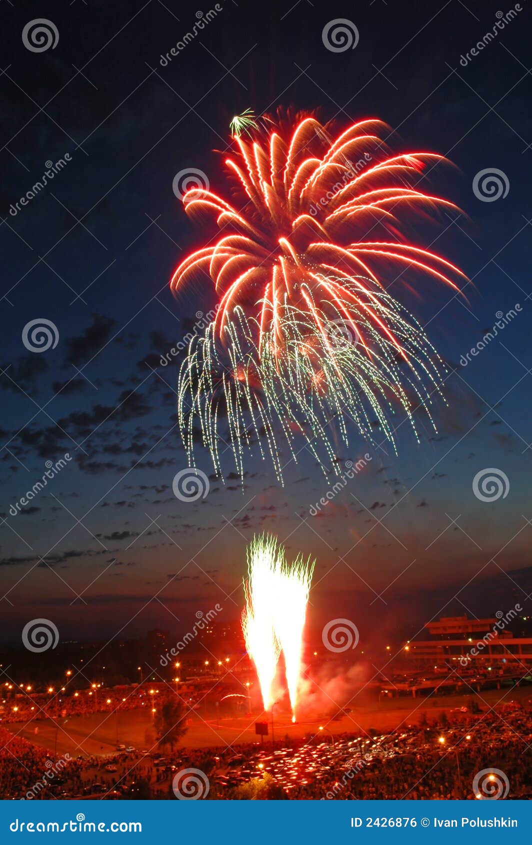 Color firework stock photo. Image of design, beauty, fire - 2426876