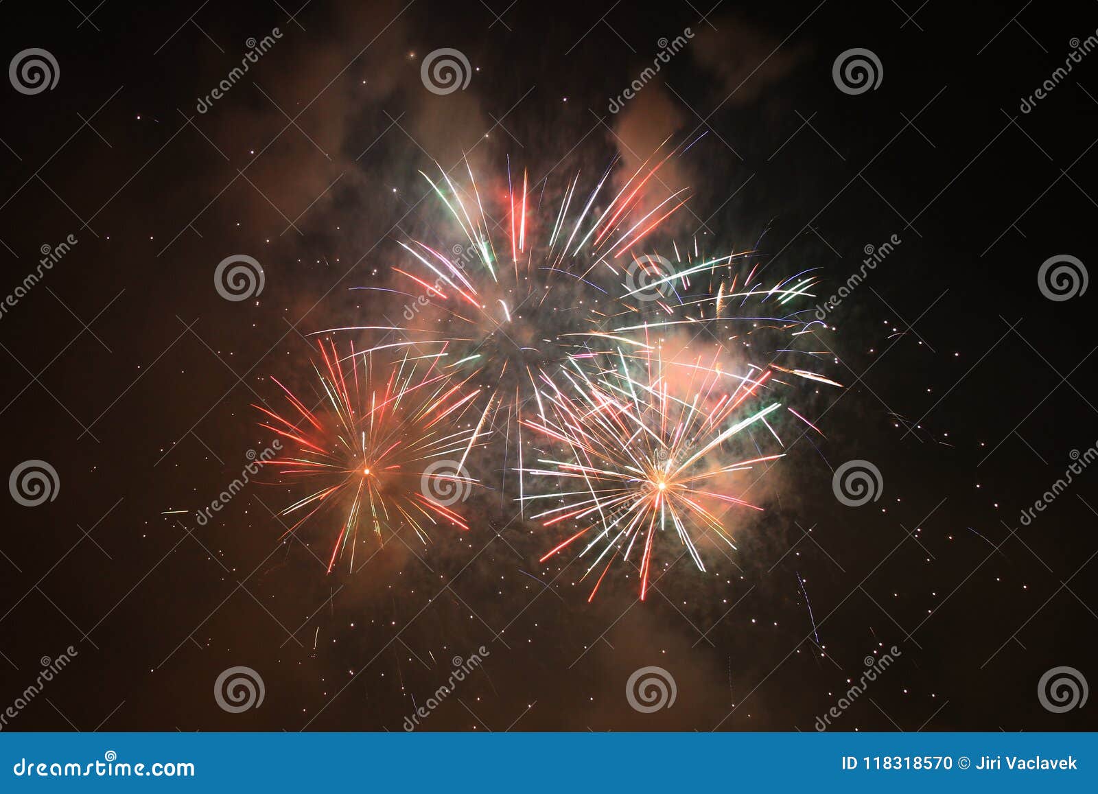 Color fireworks background stock photo. Image of celebration - 118318570