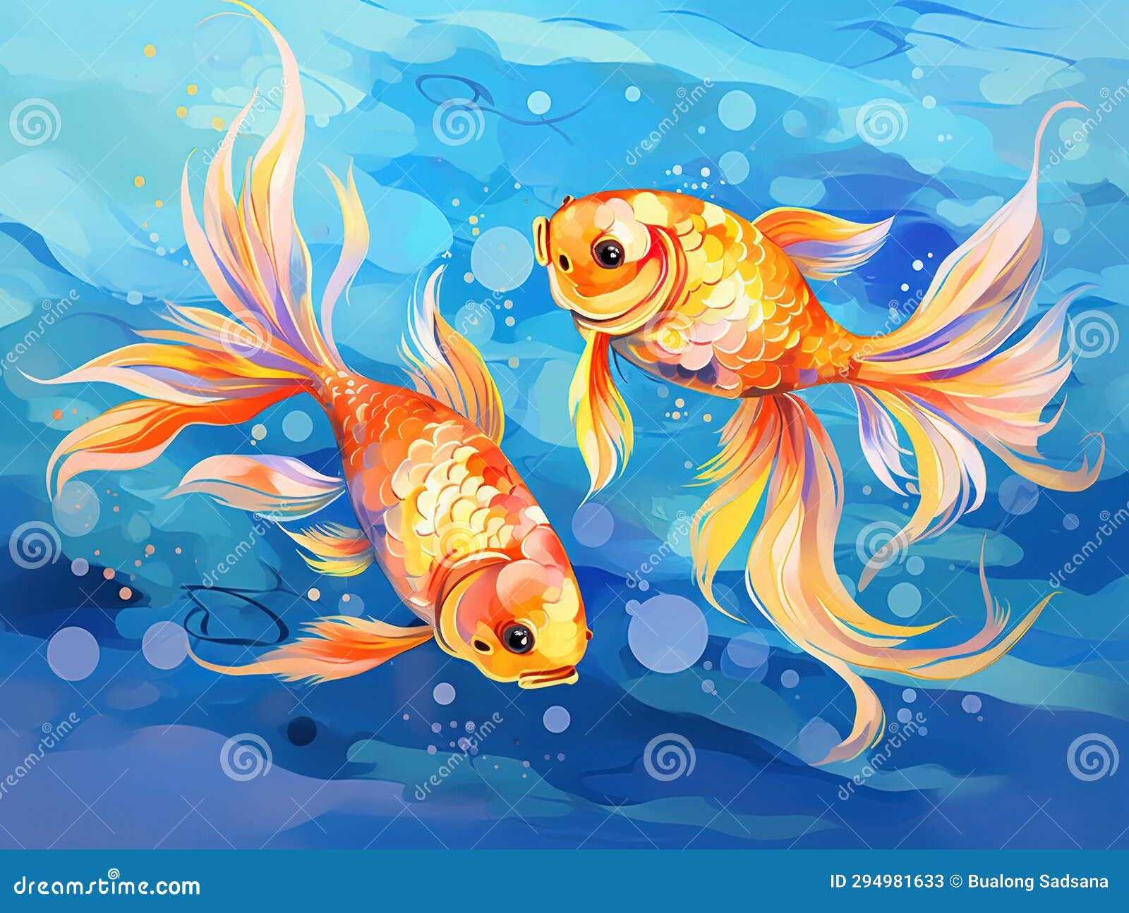 Color fish stock illustration. Illustration of fish - 294981633