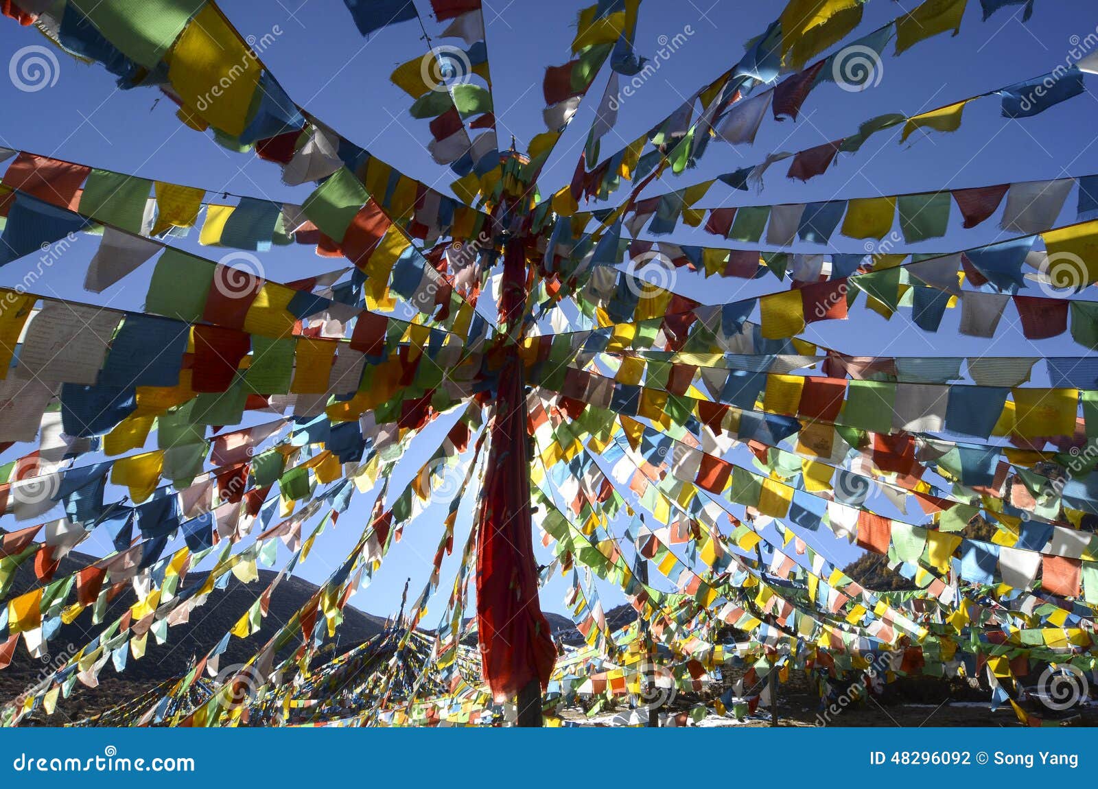 5 color flag stock photo. Image of green, landscape, asia - 48296092