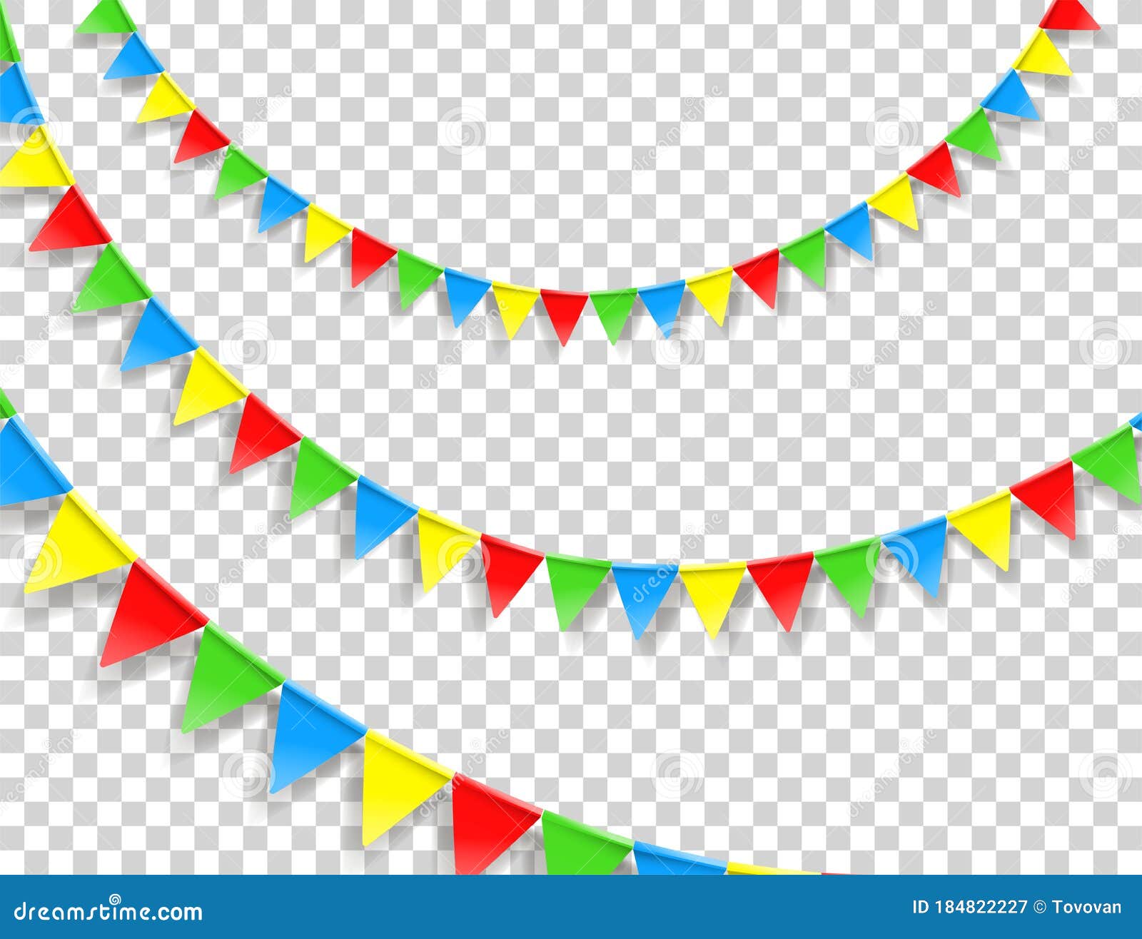 Color flag strings clipart stock vector. Illustration of fiesta - 184822227