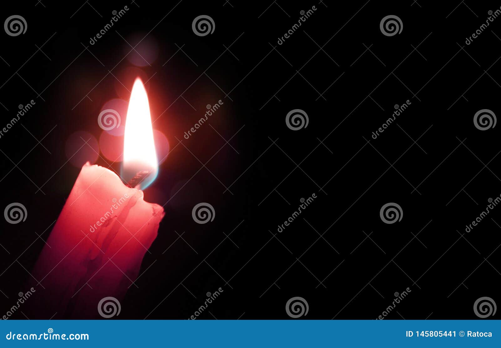 Color flame candle stock image. Image of cake, party - 145805441
