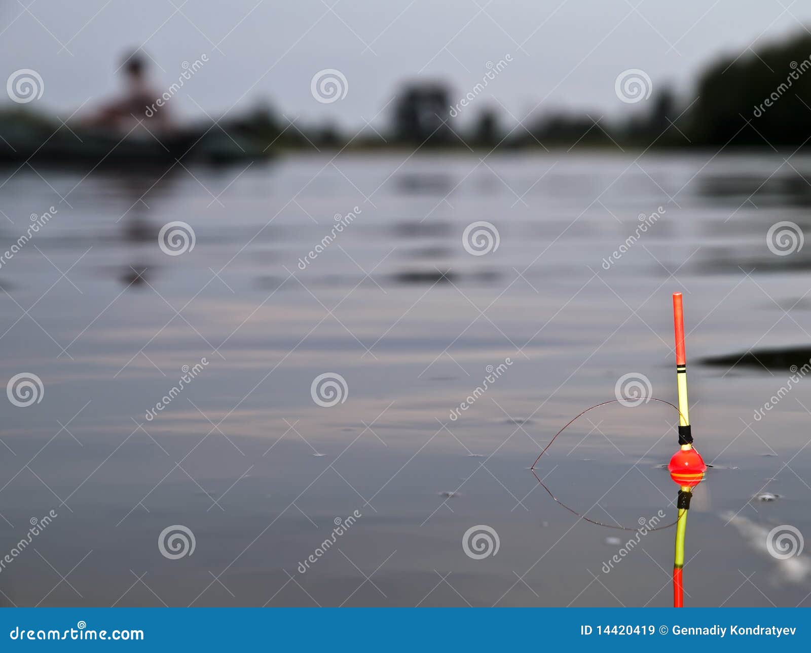 Color float in a water stock image. Image of fishing - 14420419