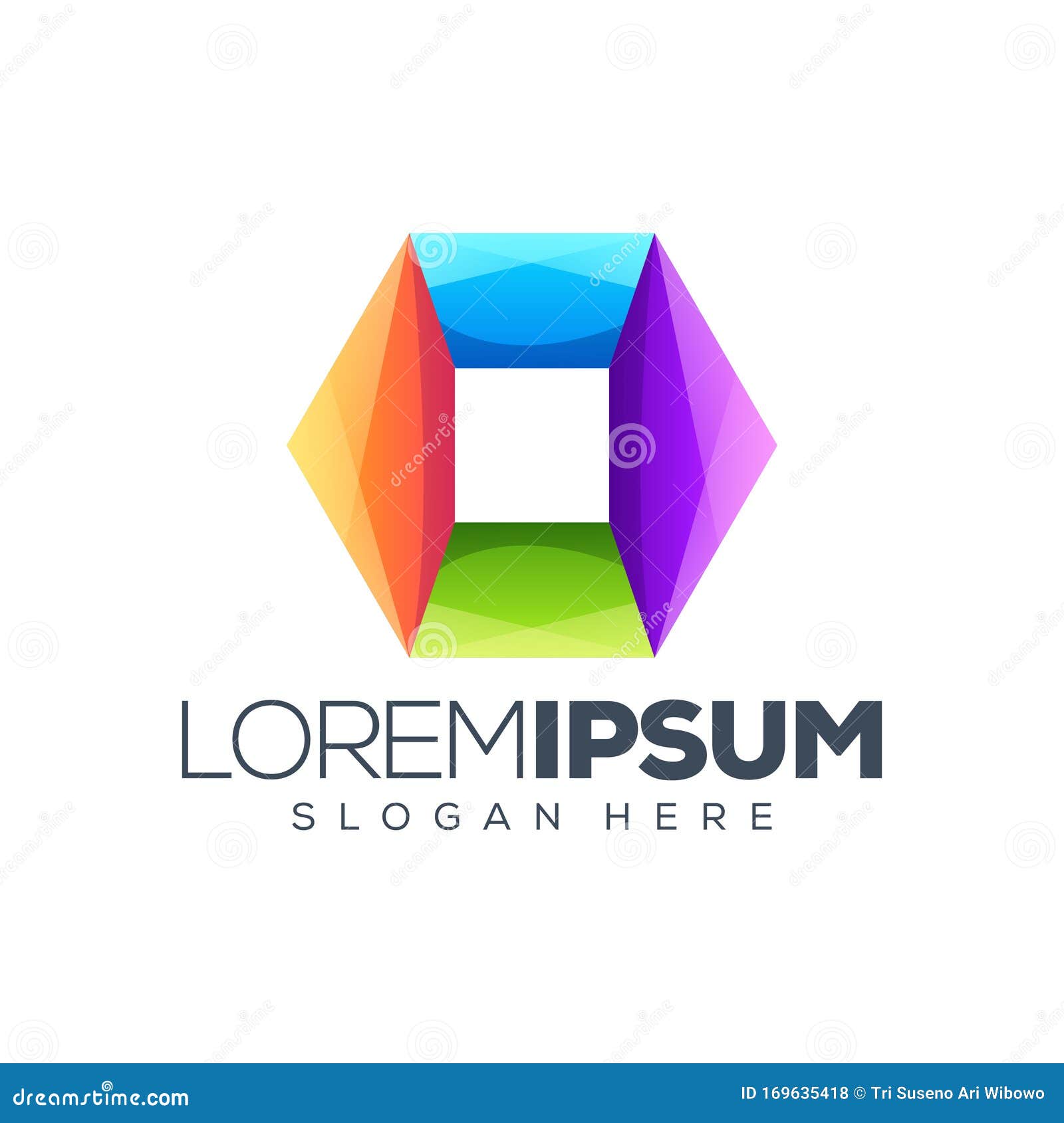 Color Flow Logo Design Vector Illustrations Stock Vector - Illustration ...