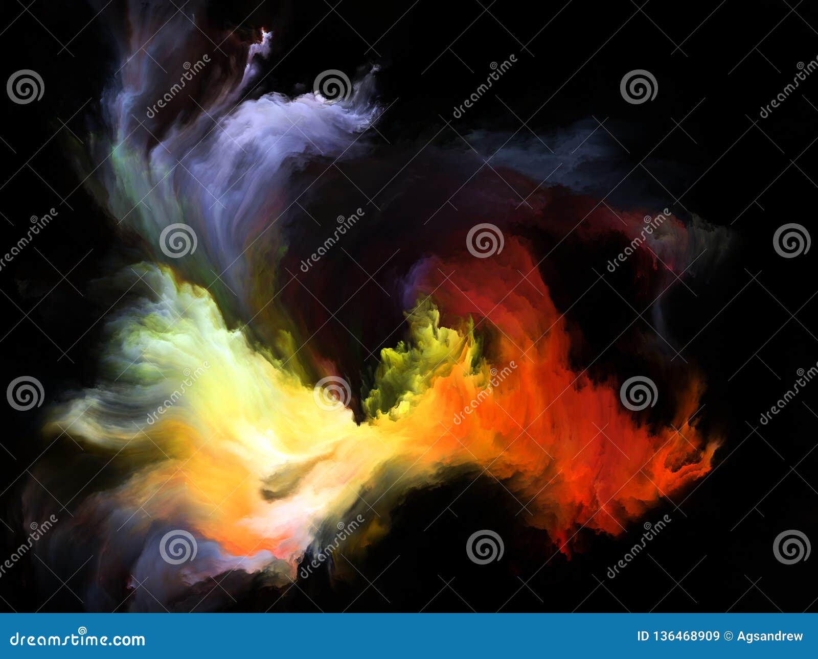 Propagation of Color Motion Stock Illustration - Illustration of idea ...